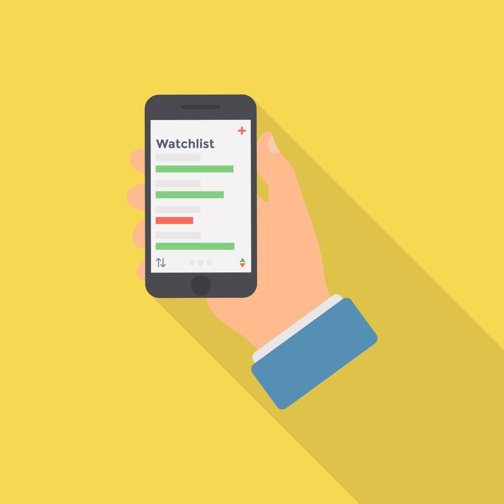 Trendy Watchlist Concepts 13439628 Vector Art at Vecteezy