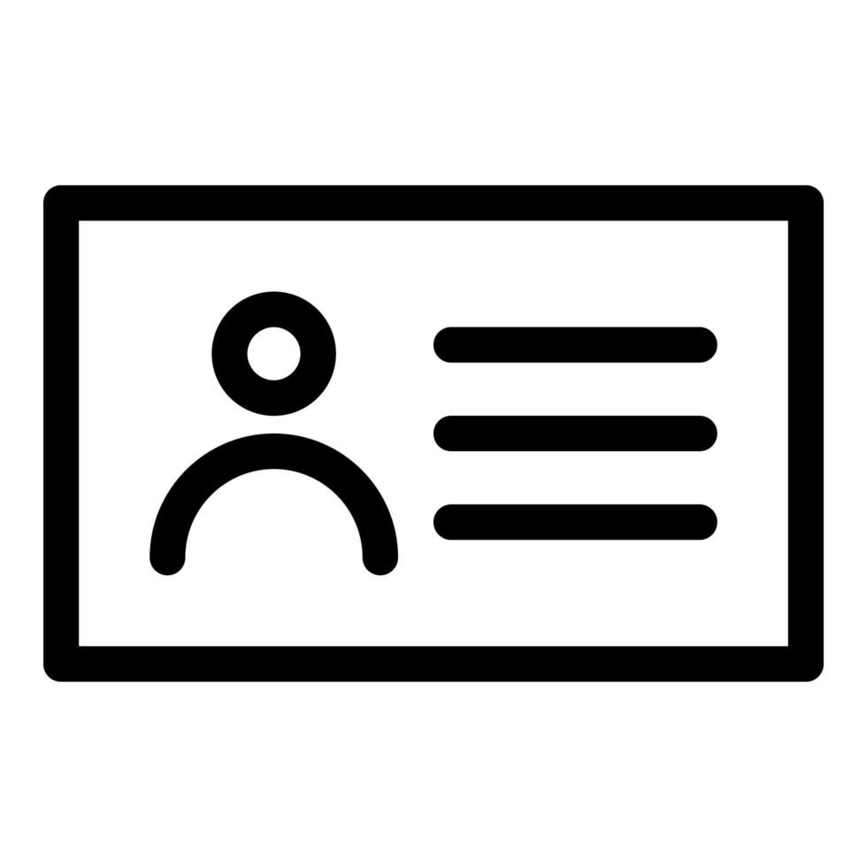 ID Card icon set, driver's license Identification card symbol, vector ... ID Card icon set, driver's license Identification card symbol, vector ...