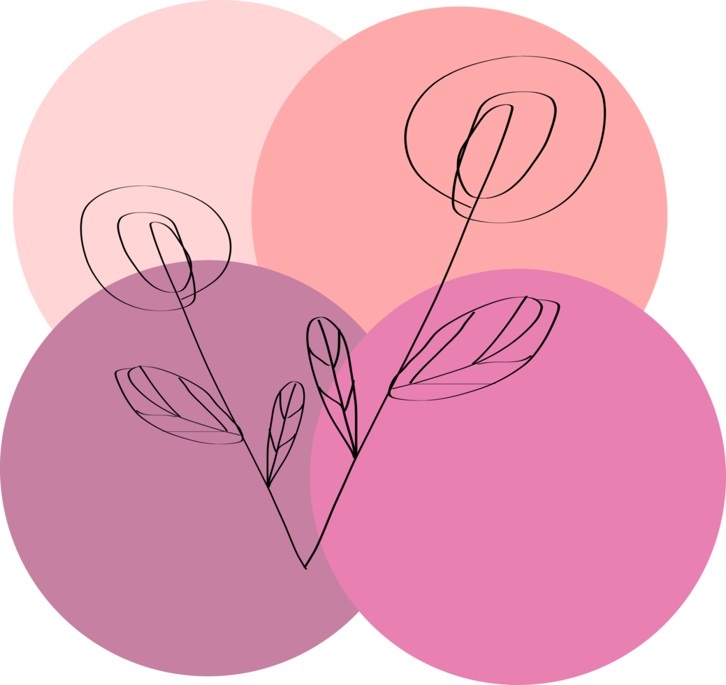 Pink Abstract Organic Shape 13442297 Png