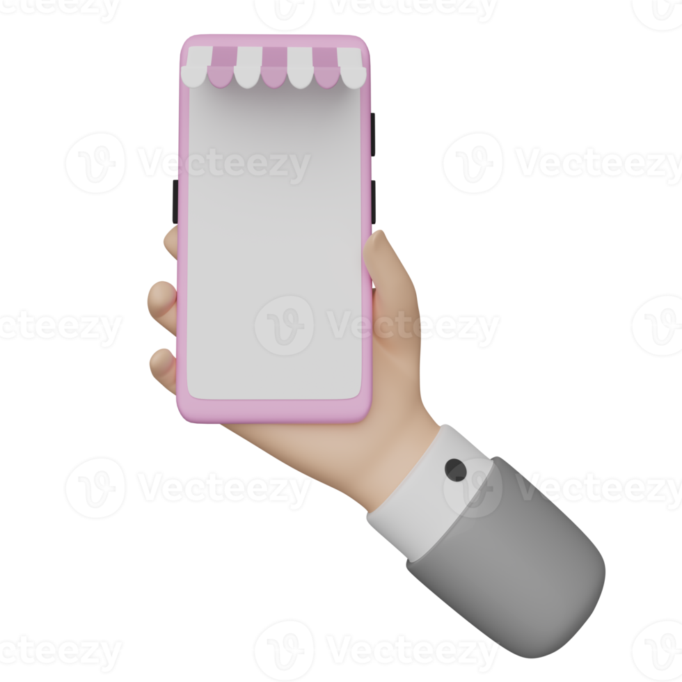 3d businessman hand holding smartphone, mobile phone isolated. screen ... 3d businessman hand holding smartphone, mobile phone isolated. screen ...