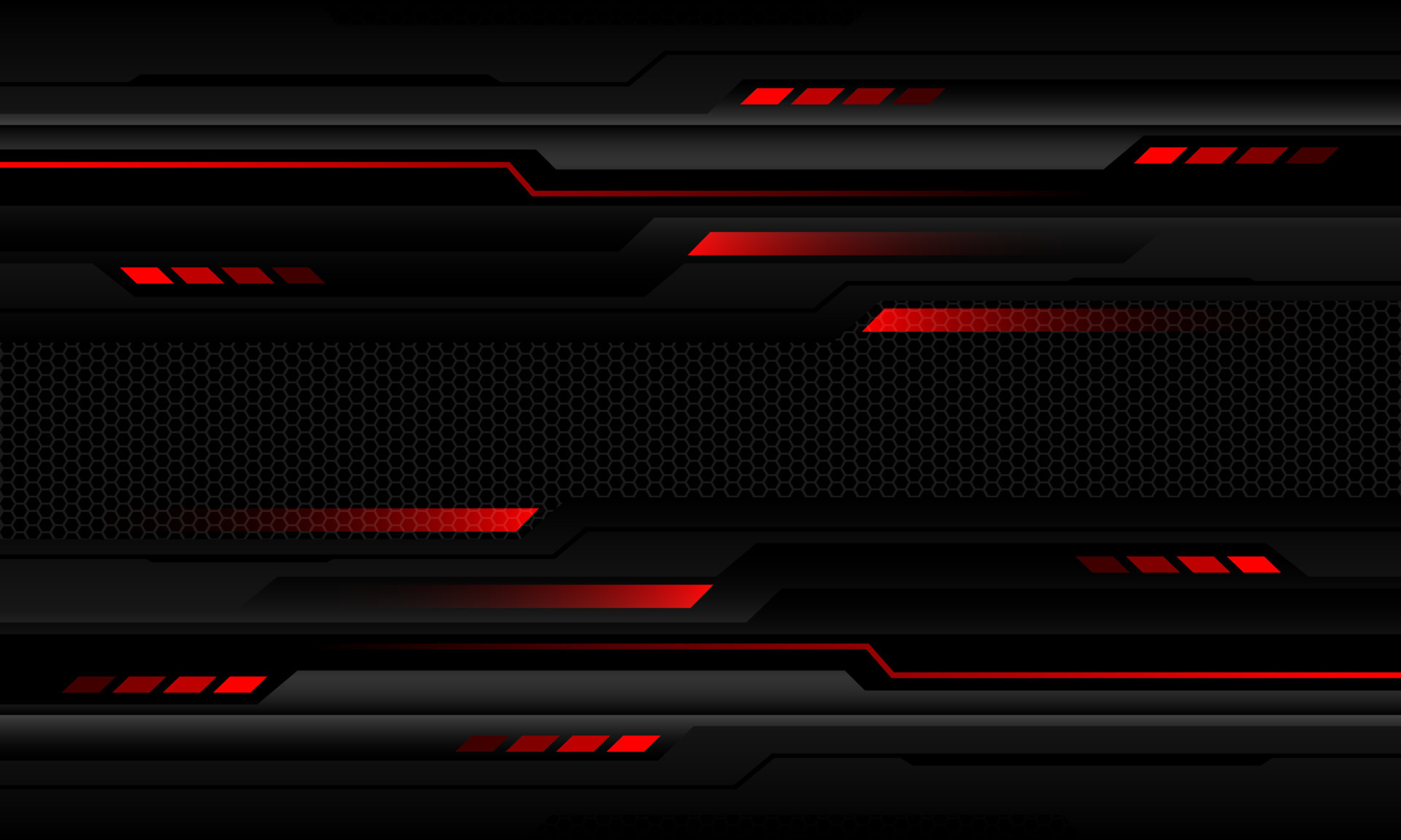 Abstract metallic red line black cyber geometric black hexagon mesh ... Abstract metallic red line black cyber geometric black hexagon mesh ...