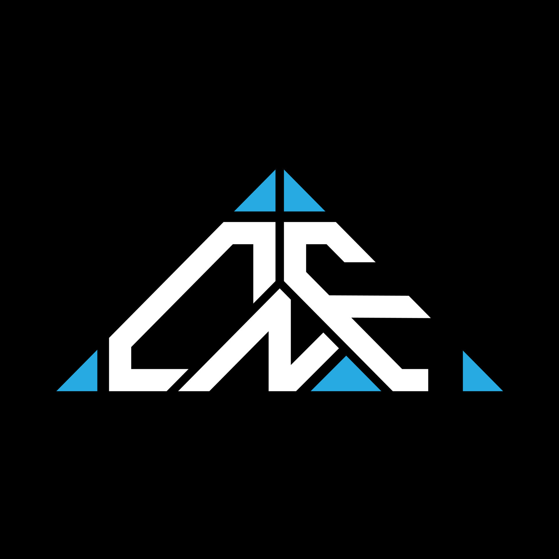 CNF letter logo creative design with vector graphic, CNF simple and modern logo in triangle ...