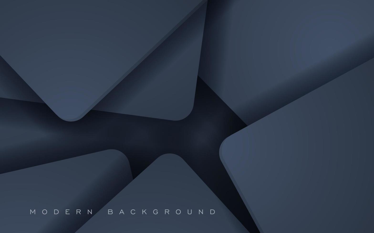 Modern Abstract Papercut Black Triangle Overlap Layers Texture