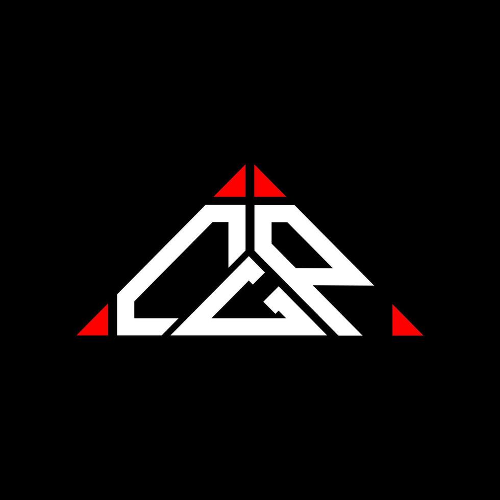 Cgp Letter Logo Creative Design With Vector Graphic Cgp Simple And Modern Logo In Triangle