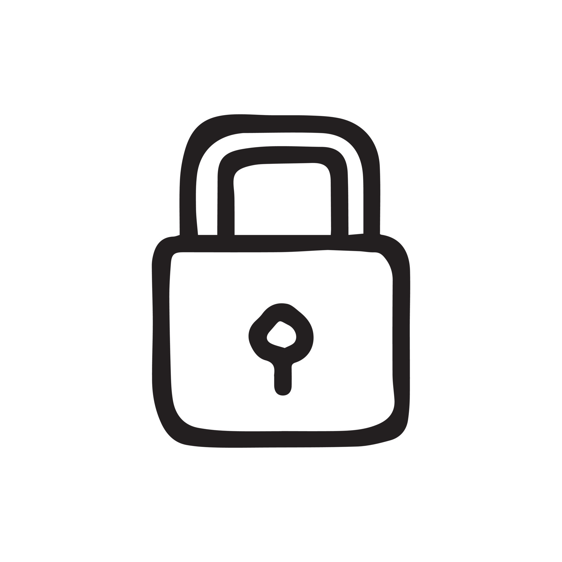 Cyber Security And Privacy Concepts To Protect Data Lock Icon And Internet Network Security