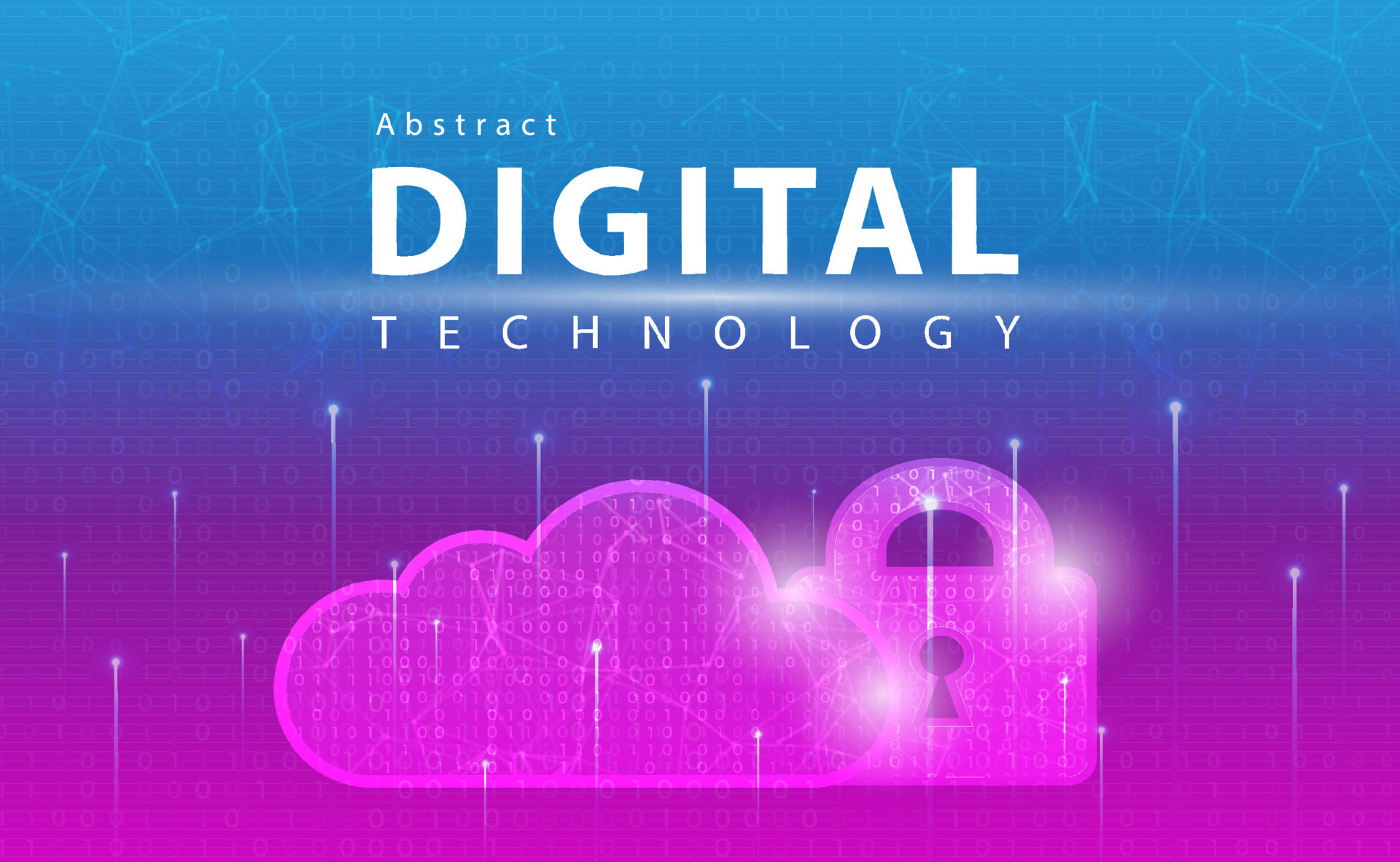 Technology Security Abstract Background Concept Digital Technology