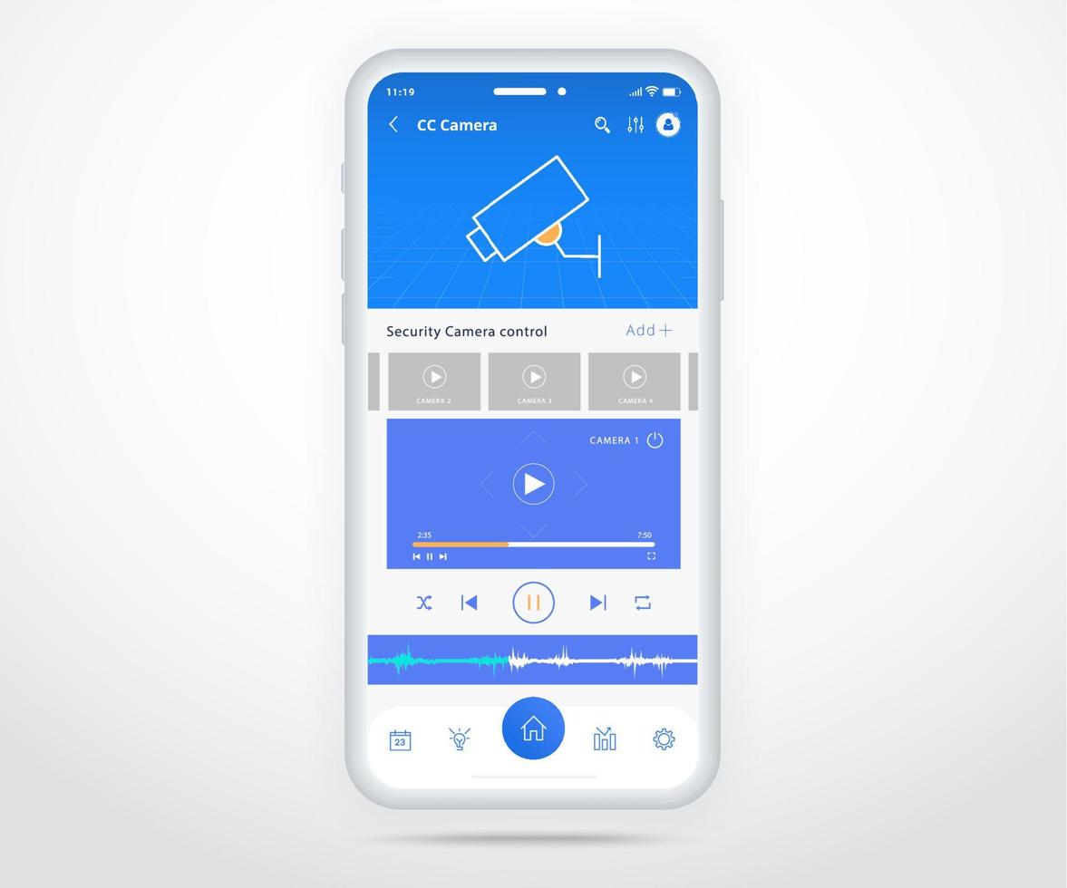 Smartphone Smart Home Controlled App Ux Ui Iot Internet Of Things