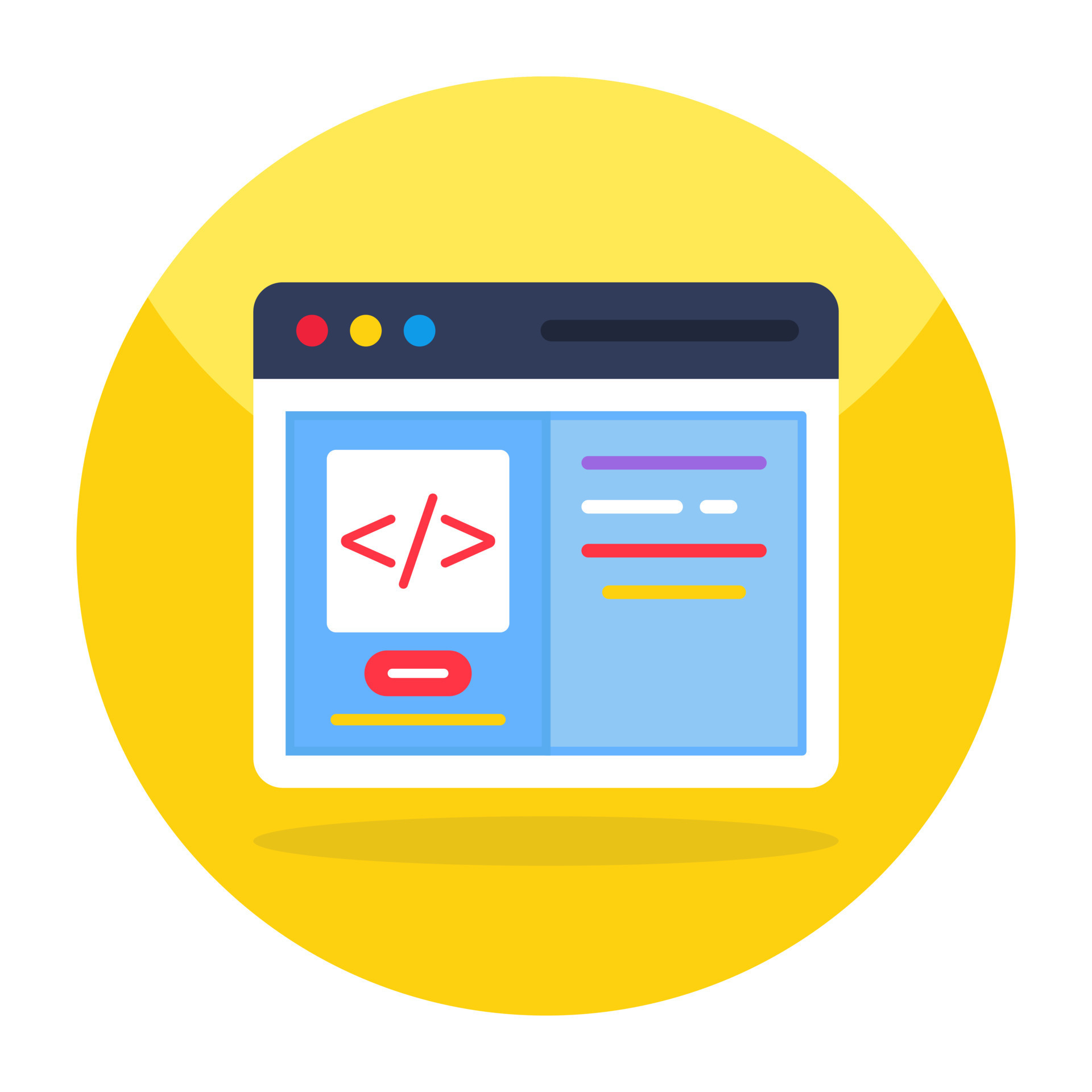 Unique design icon of web coding 13446518 Vector Art at Vecteezy