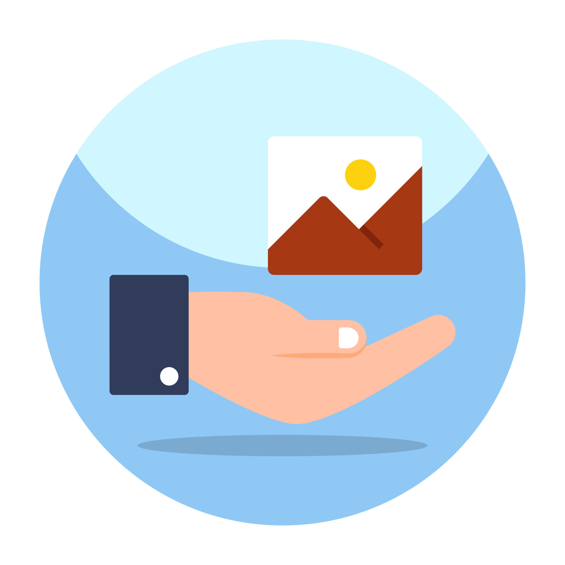 Trendy vector design of landscape 13446600 Vector Art at Vecteezy