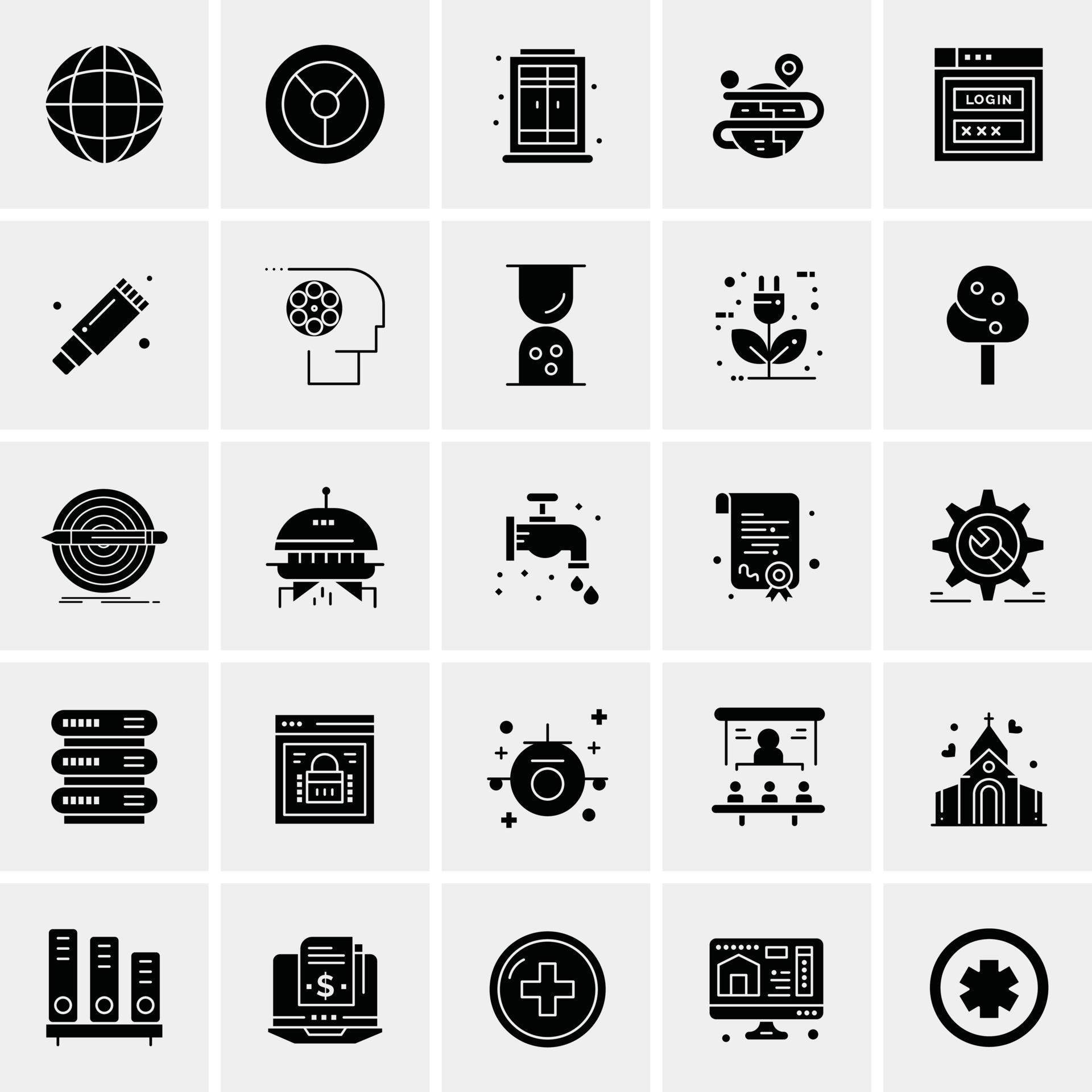 Chip Computer Cpu Hardware Processor Line Icon With 5 Steps Presentation Infographics Background
