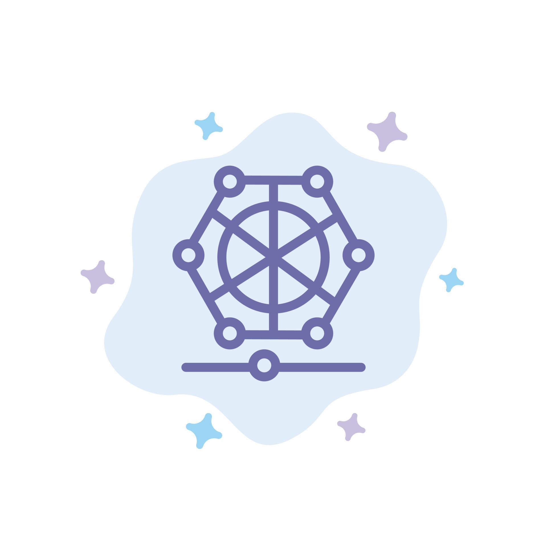 Browser Network Web Education Business Logo Template Flat Color