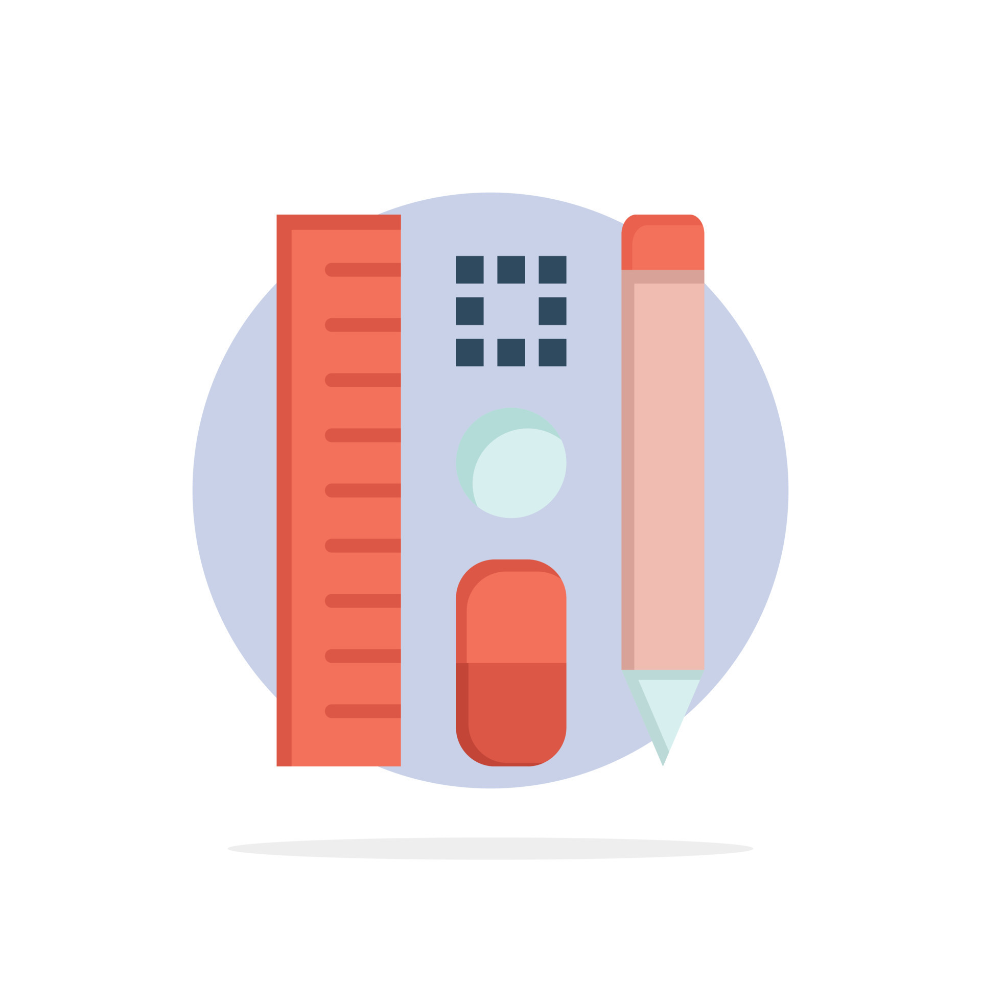 Folder Lock Target File Icons Flat And Line Filled Icon Set Vector Blue