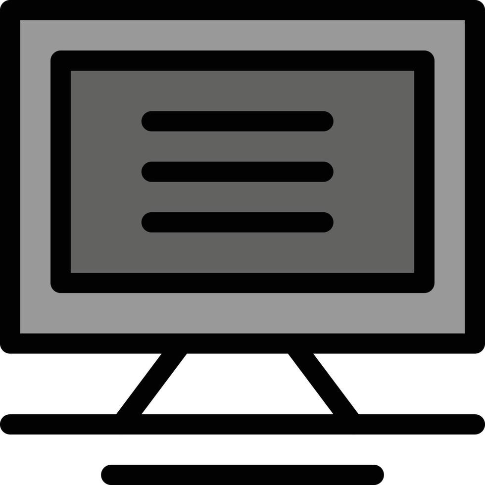 Monitor Computer Hardware Flat Color Icon Vector Icon Banner Template 13459771 Vector Art At