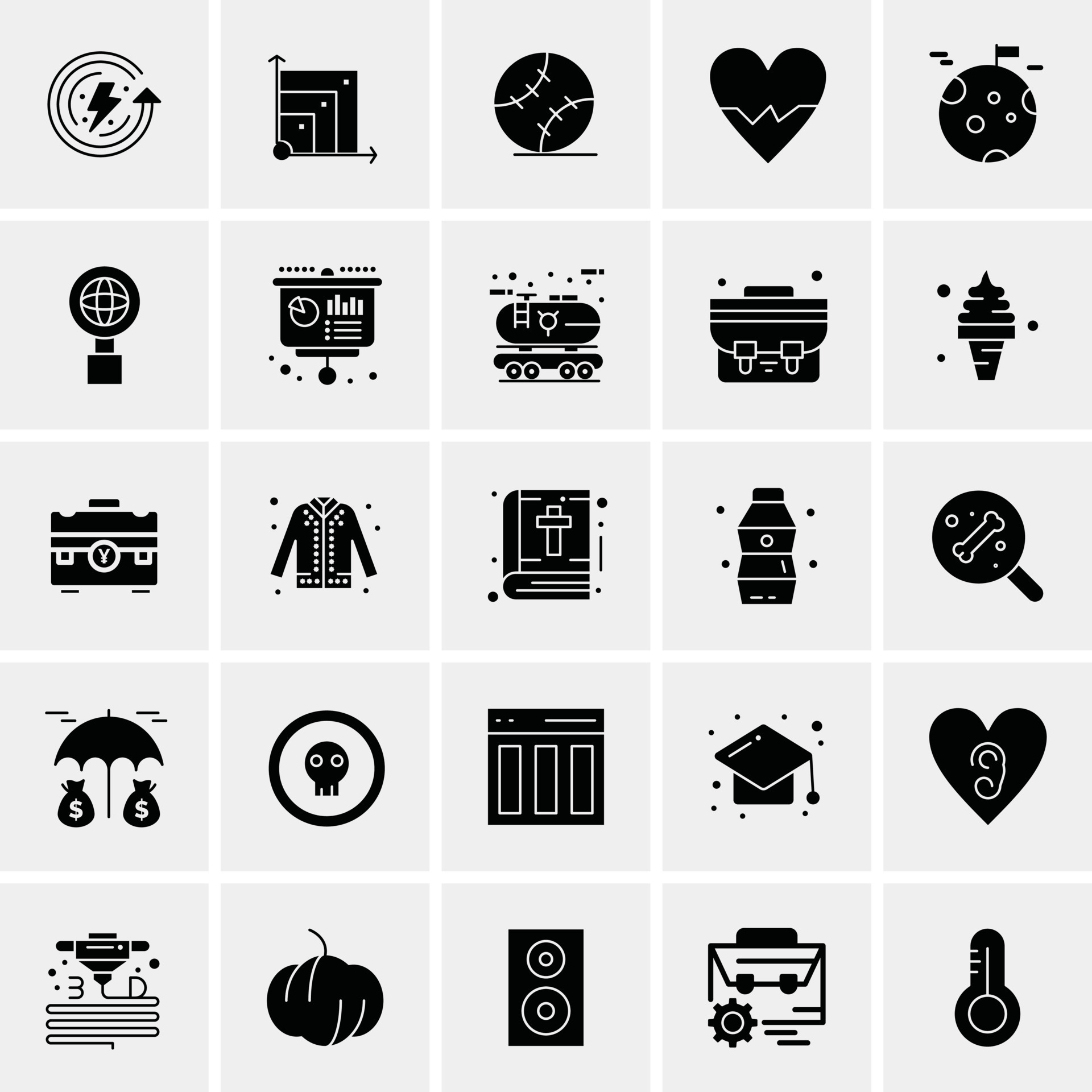 Computer Data Information Internet Security Flat Color Icon Vector Icon
