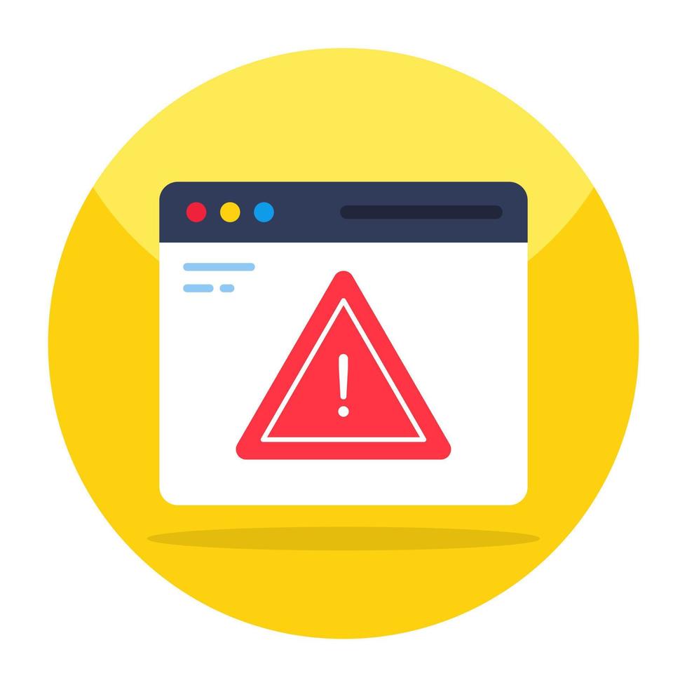 Modern design icon of web error 13462518 Vector Art at Vecteezy