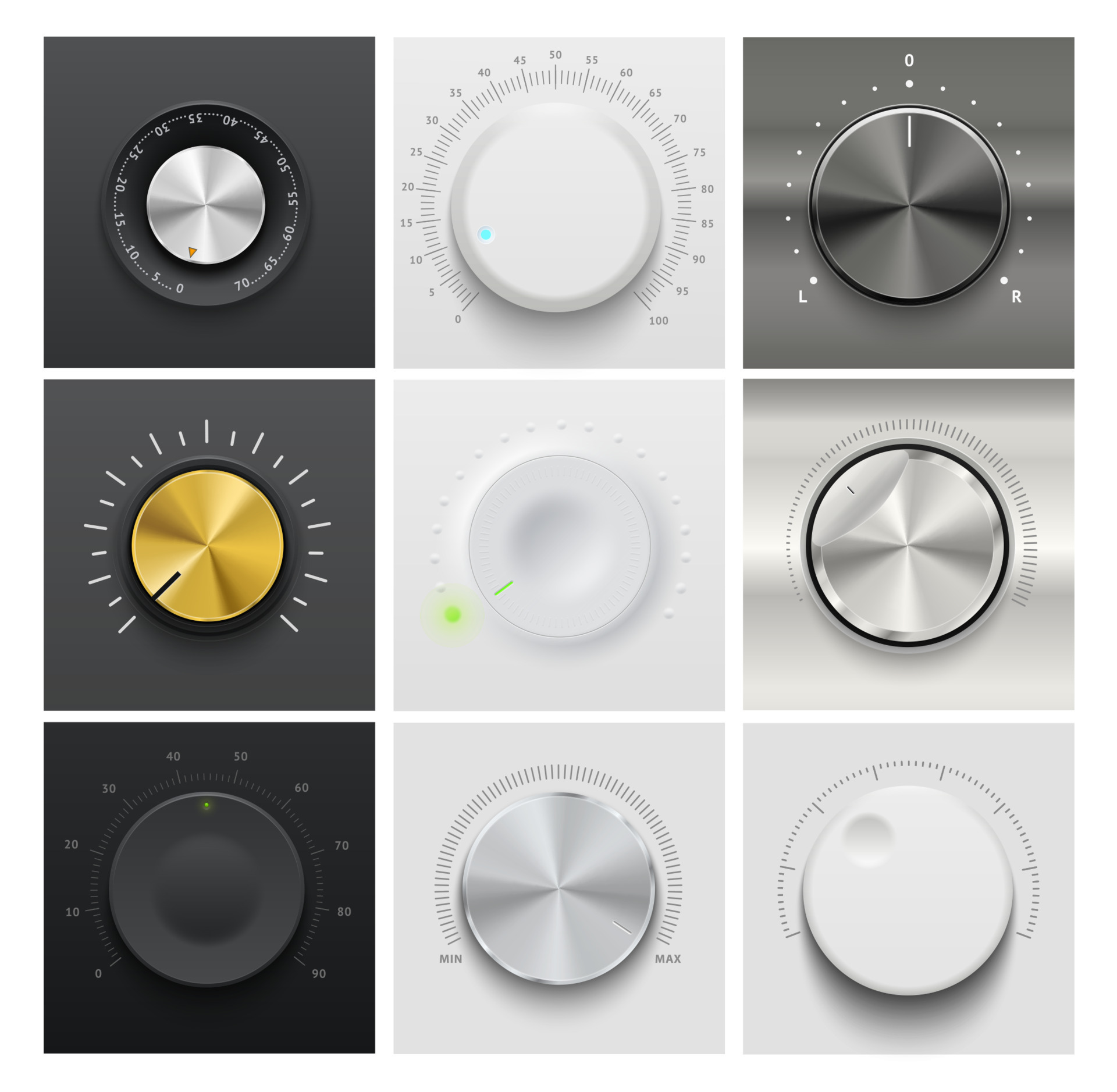 Volume dial knob, music volume control regulator 13466854 Vector Art at ... Volume dial knob, music volume control regulator 13466854 Vector Art at ...