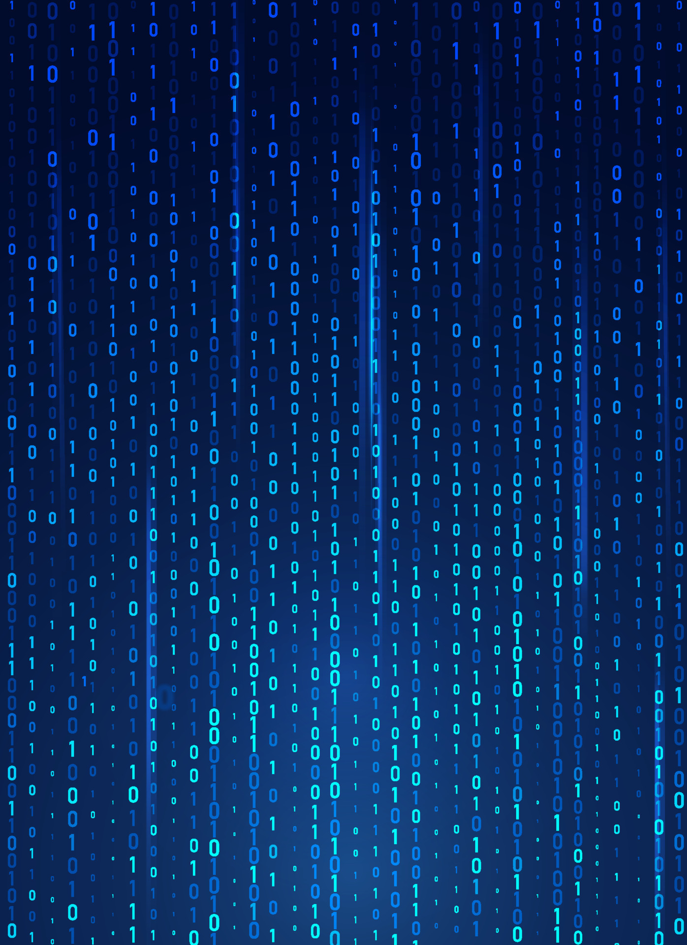 Blue Binary Background 13468597 Vector Art At Vecteezy