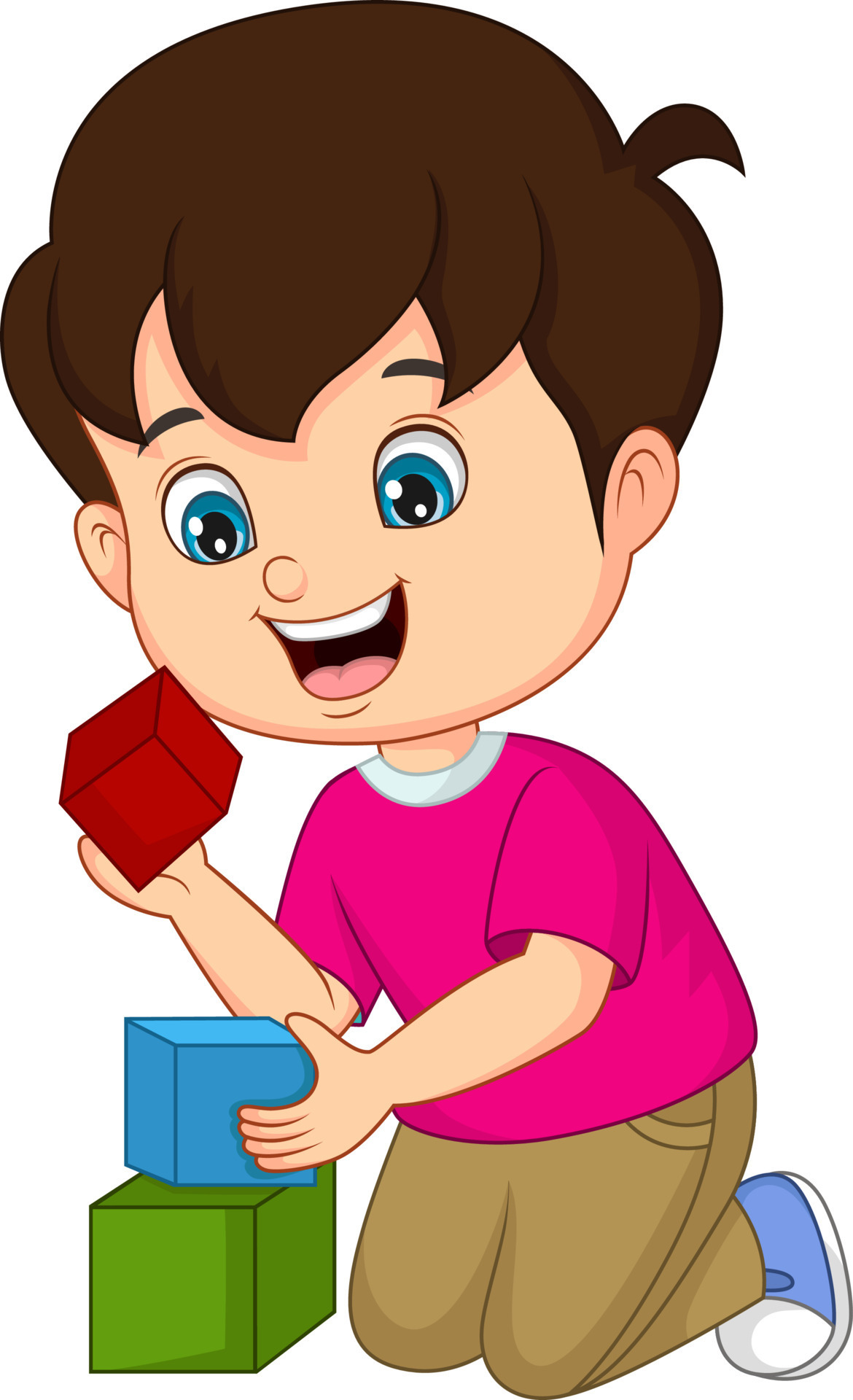 Cute little boy playing with building blocks 13470377 Vector Art at ... Cute little boy playing with building blocks 13470377 Vector Art at ...