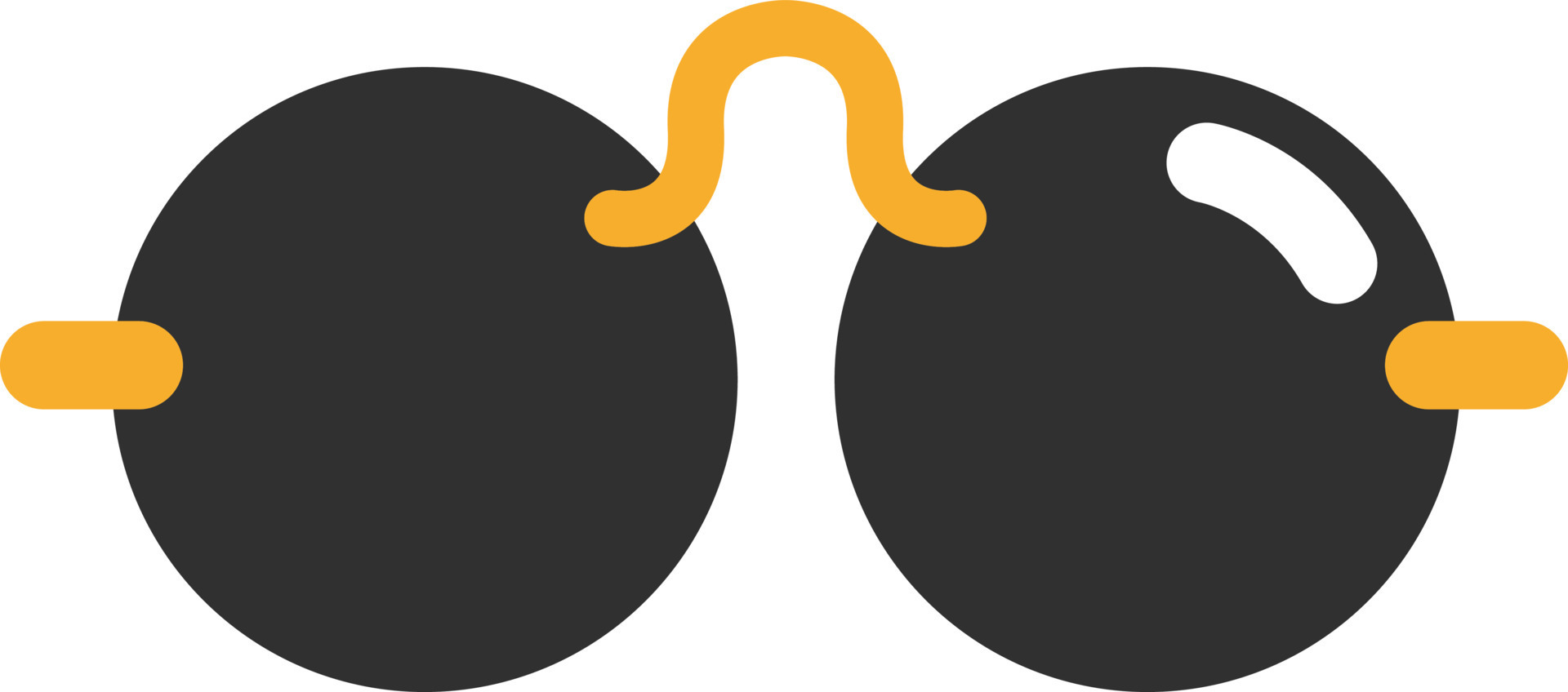 Golden Sunglasses Illustration Vector On A White Background 13472240 Vector Art At Vecteezy