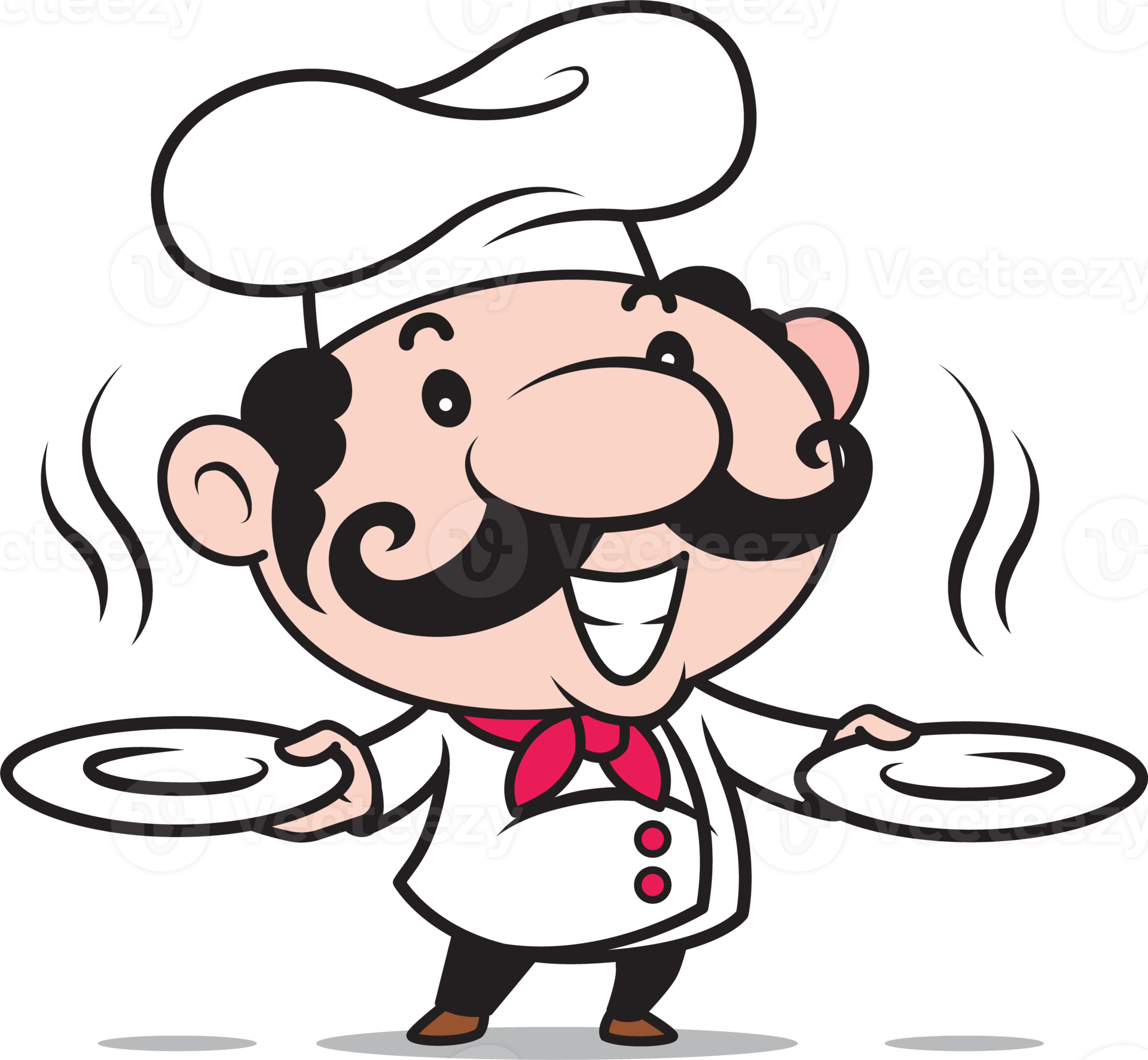 Cute chef cartoon holding plates illustration 13473508 PNG Cute chef cartoon holding plates illustration 13473508 PNG