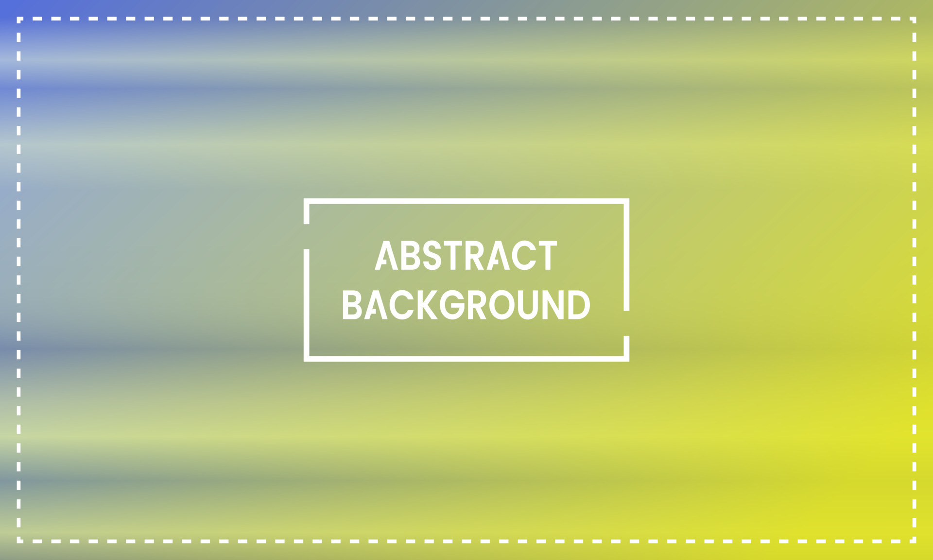 Blue And Yellow Gradient Abstract Background With Horizontal Shine And Frame Blurry Simple