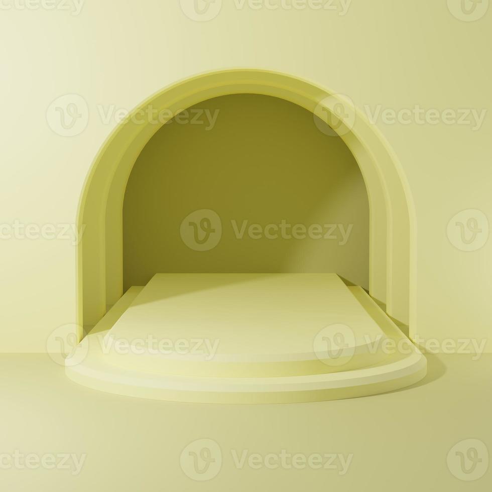 3d rendering display product abstract minimal scene with geometric ...