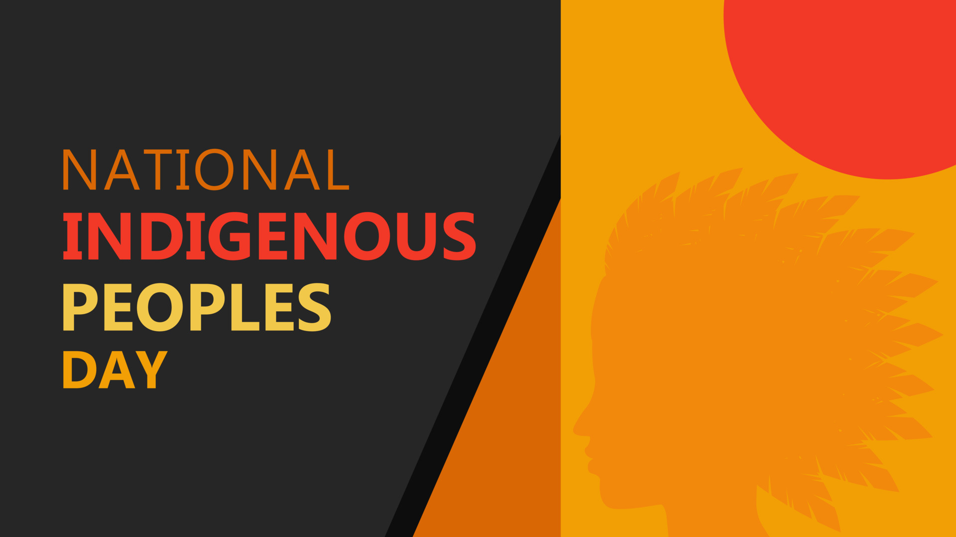 Indigenous Peoples Day Template Illustration Design For Background Banner Card Holiday