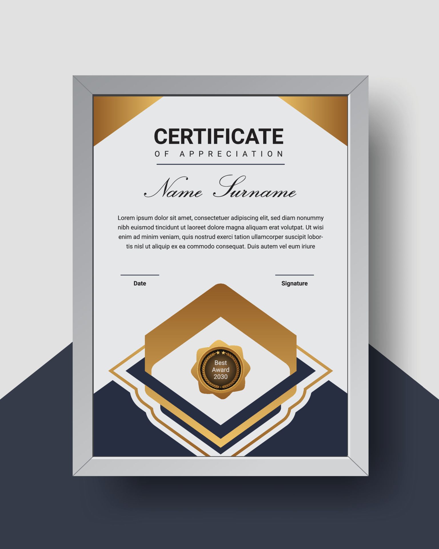 Creative certificate template design 13478436 Vector Art at Vecteezy Creative certificate template design 13478436 Vector Art at Vecteezy
