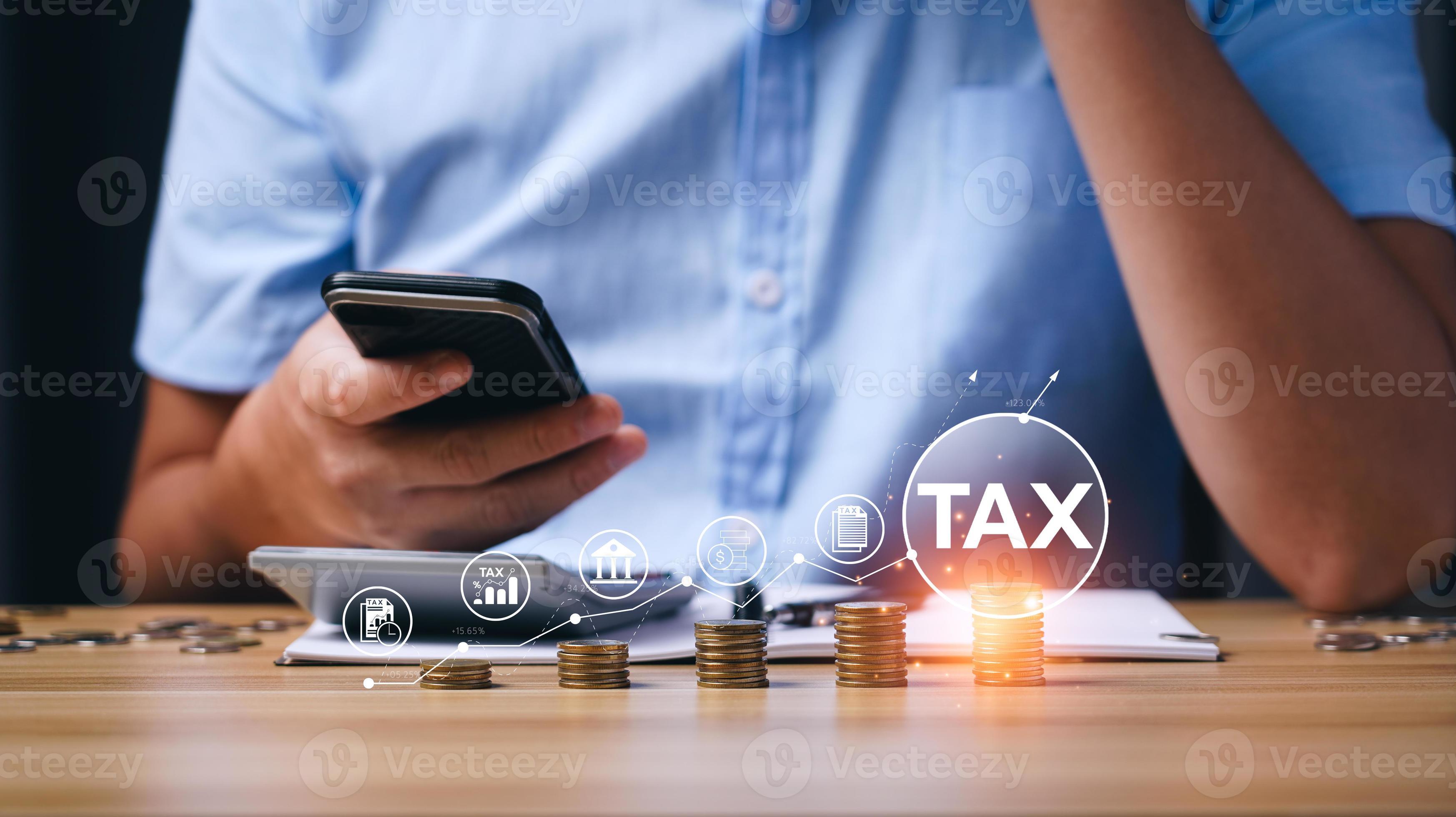 Concepto De Planificación De Deducción De Impuestos Gastos Cuenta