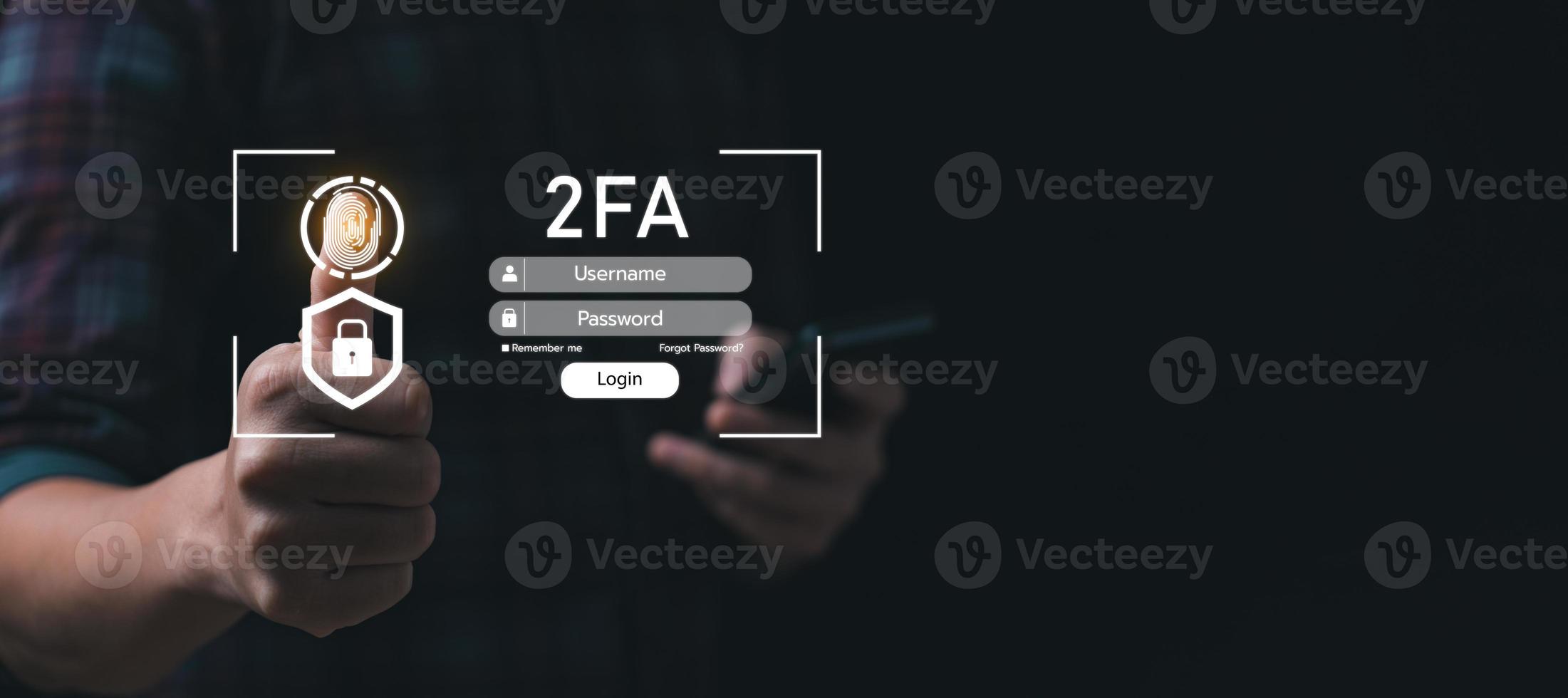 Login And Password Cyber Security Concept Data Protection And Secure