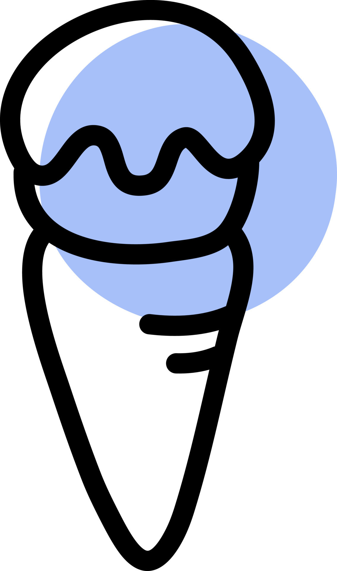 Fresh Ice Cream In A Cone Illustration Vector On A White Background 13481896 Vector Art At