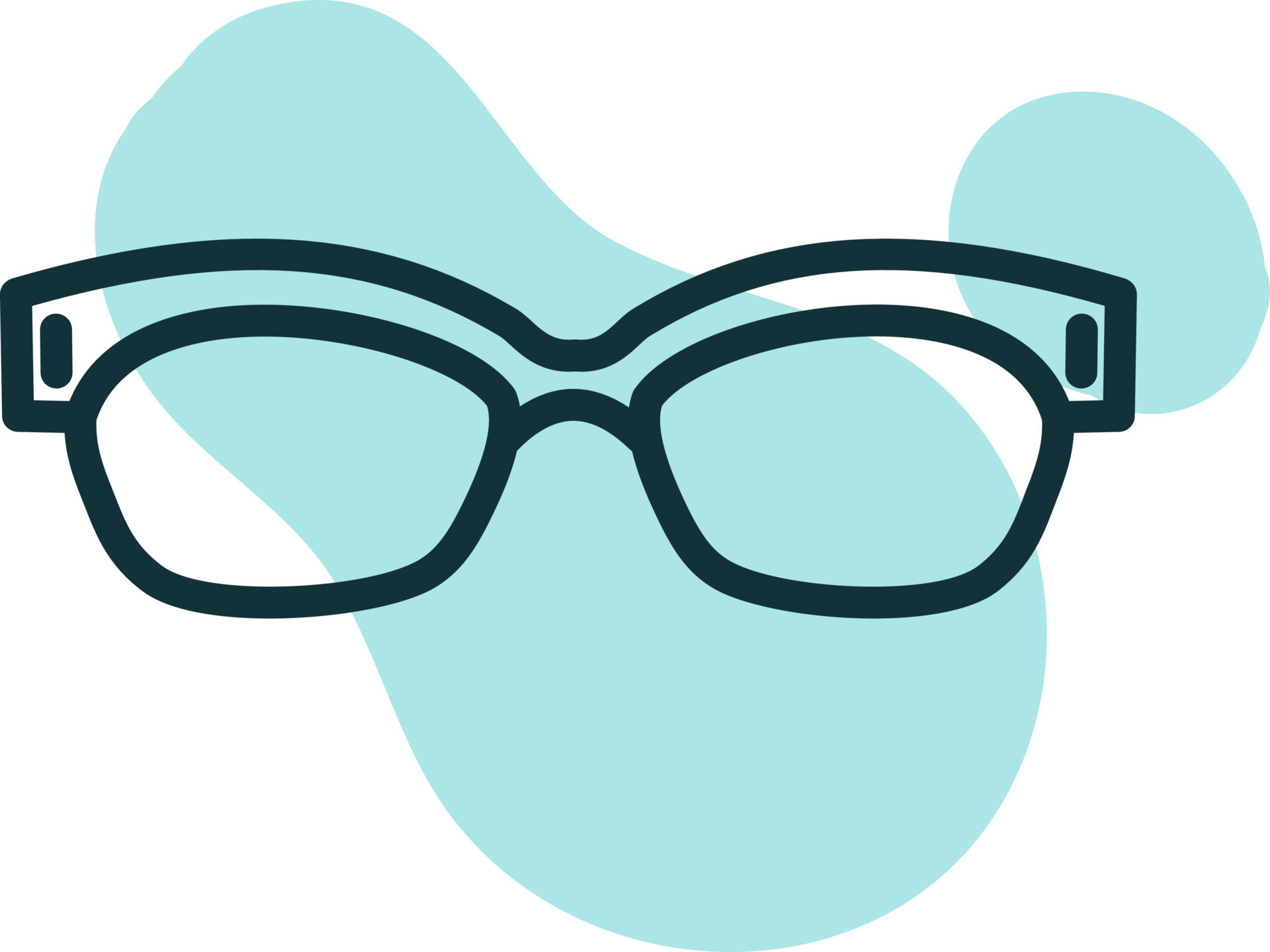 Glasses For Reading Illustration On A White Background 13481963 Vector Art At Vecteezy