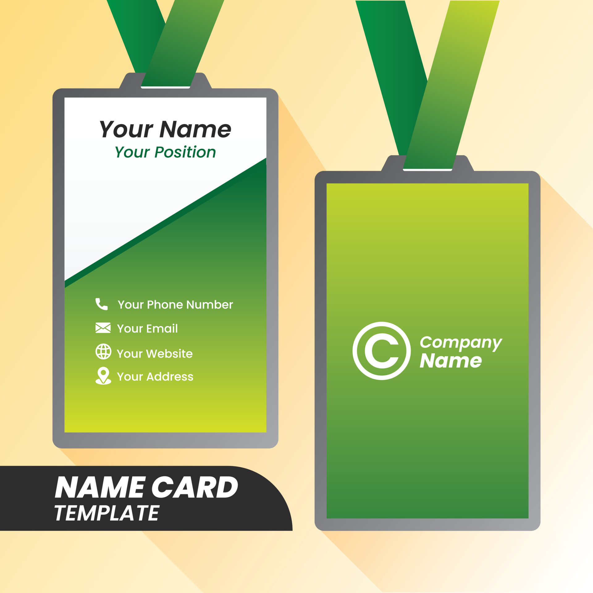 Modern Corporate Name Card Design Double Sided Name Card Design Modern Corporate Name Card Design Double Sided Name Card Design