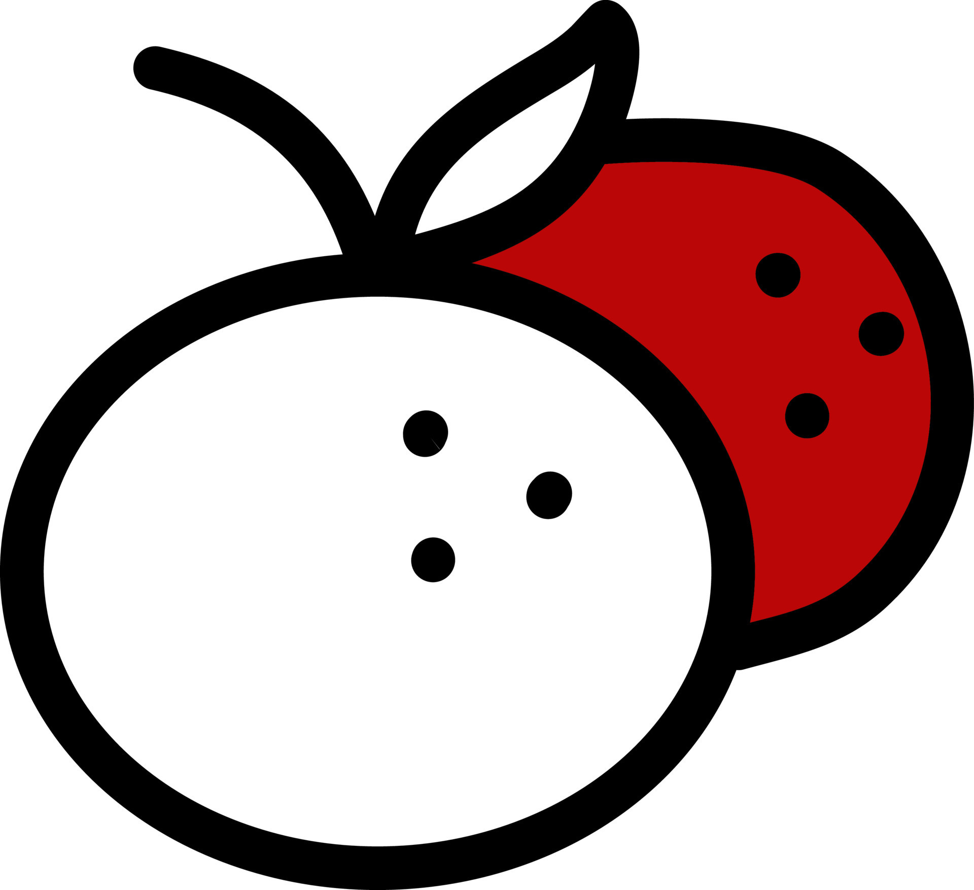 Manzanas Chinas Ilustración Vector Sobre Fondo Blanco 13484607 Vector En Vecteezy