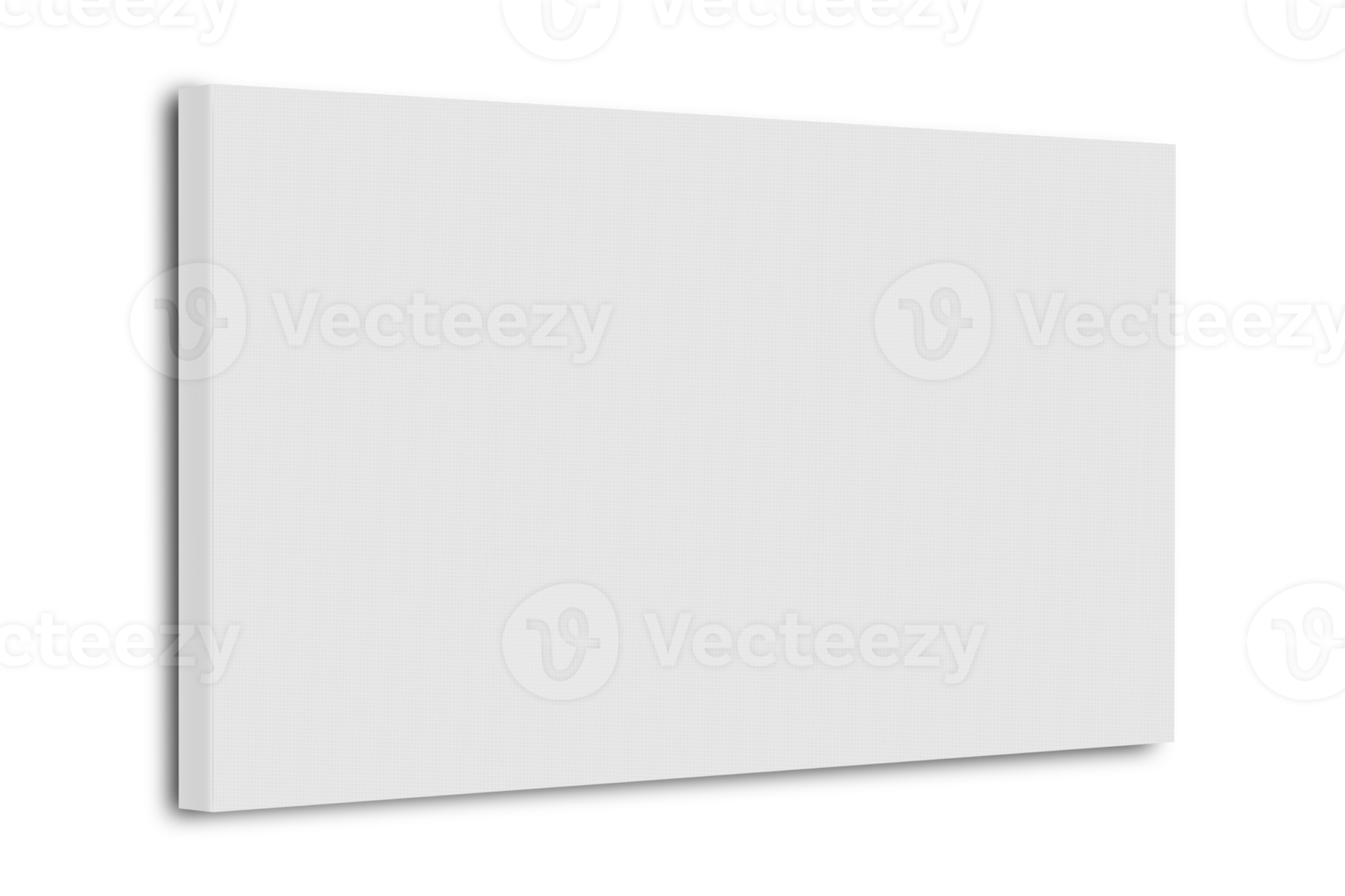 White Blank Canvas Frame 13485469 PNG
