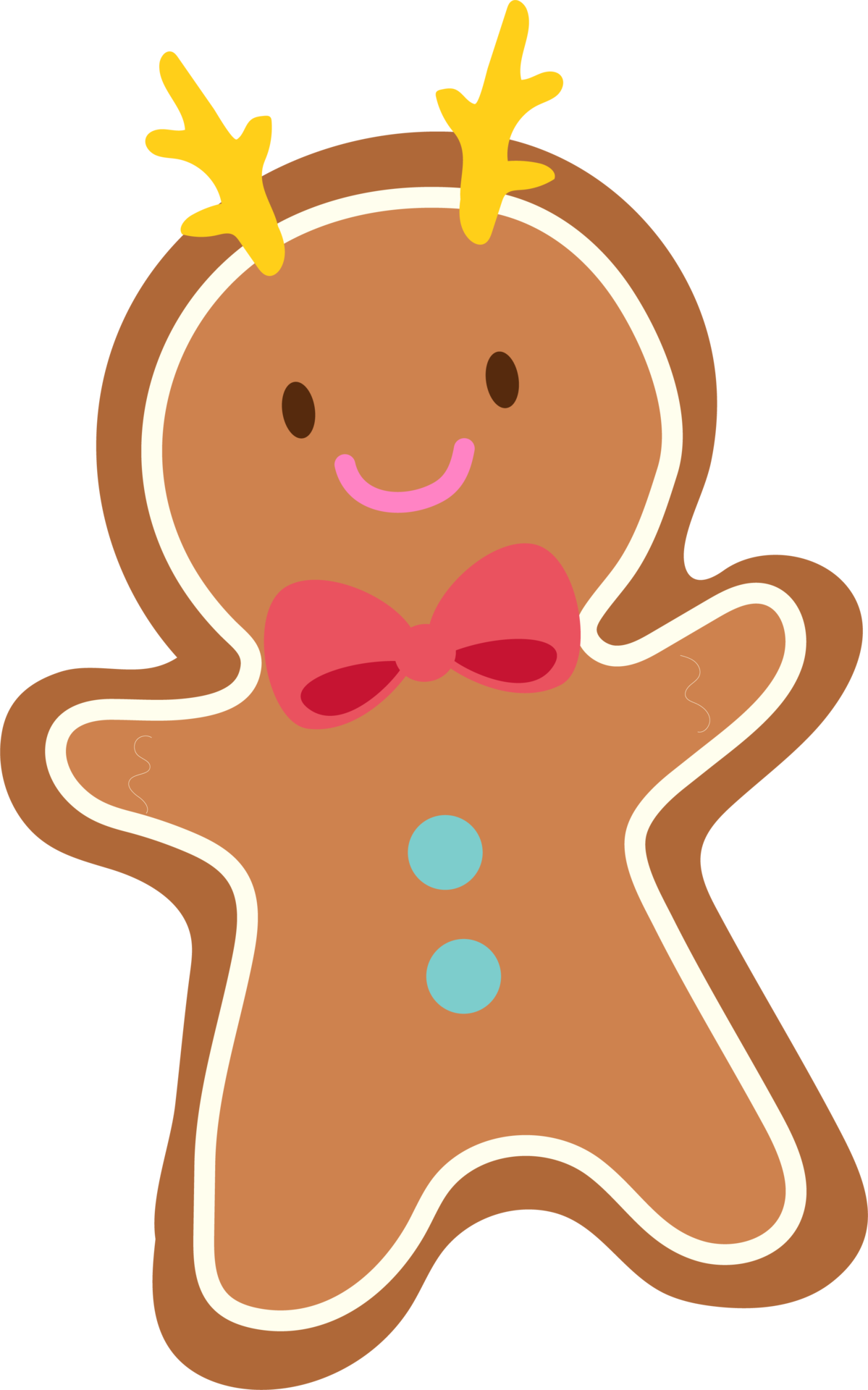 Gingerbread Man Icon 13486848 Png