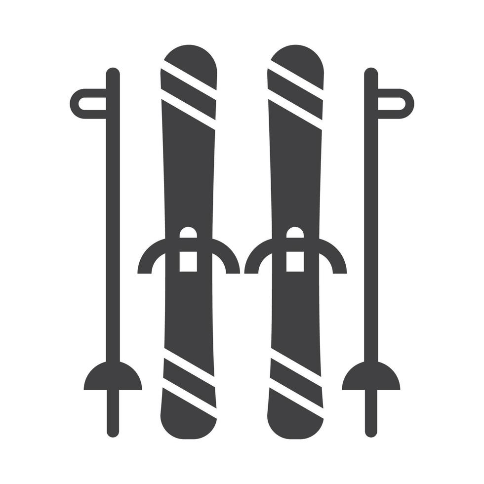 Mountains Skis Vector Icon 13488880 Vector Art at Vecteezy
