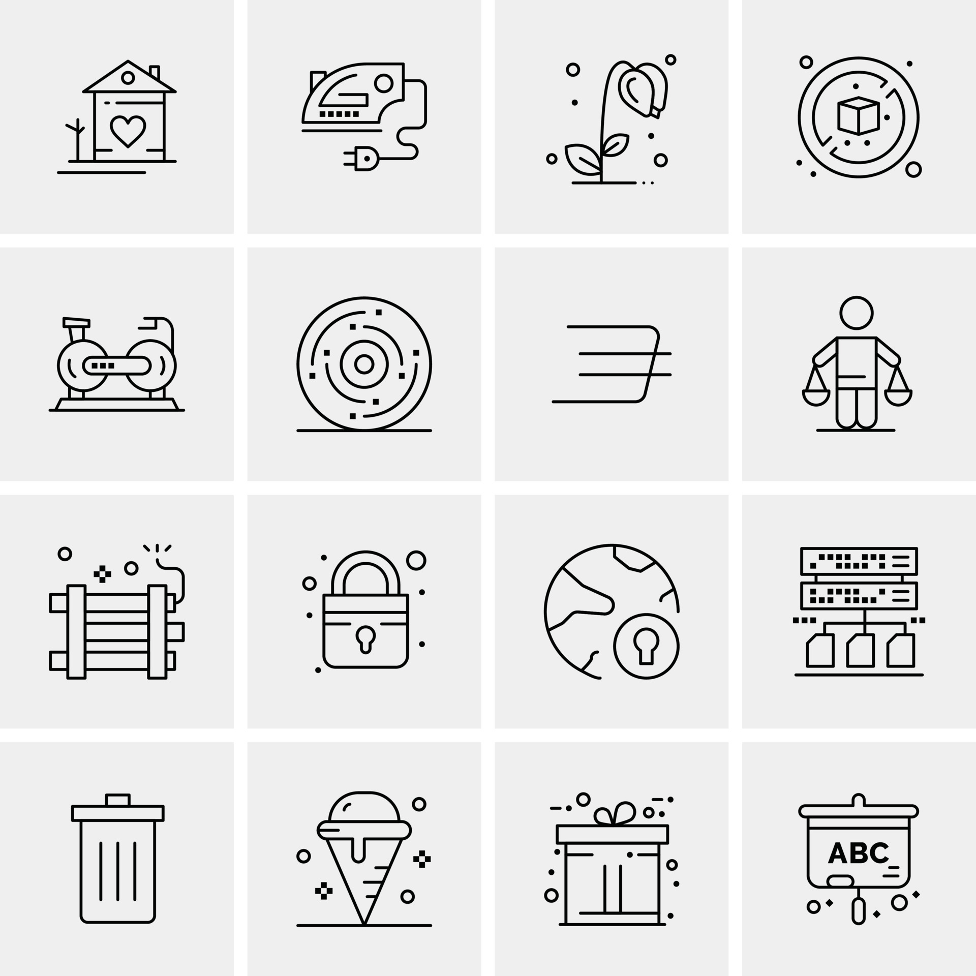 Lock Computing Locked Security Blue Infographics Template 5 Steps Vector Line Icon Template