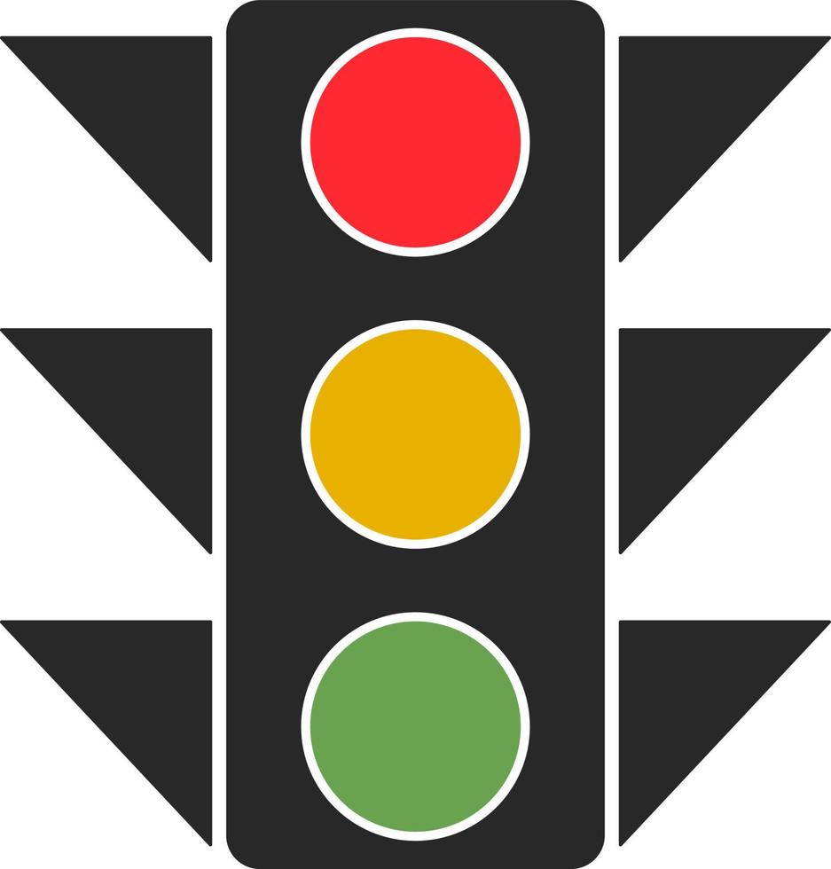 Traffic light, illustration, vector on white background. 13495155 ... Traffic light, illustration, vector on white background. 13495155 ...