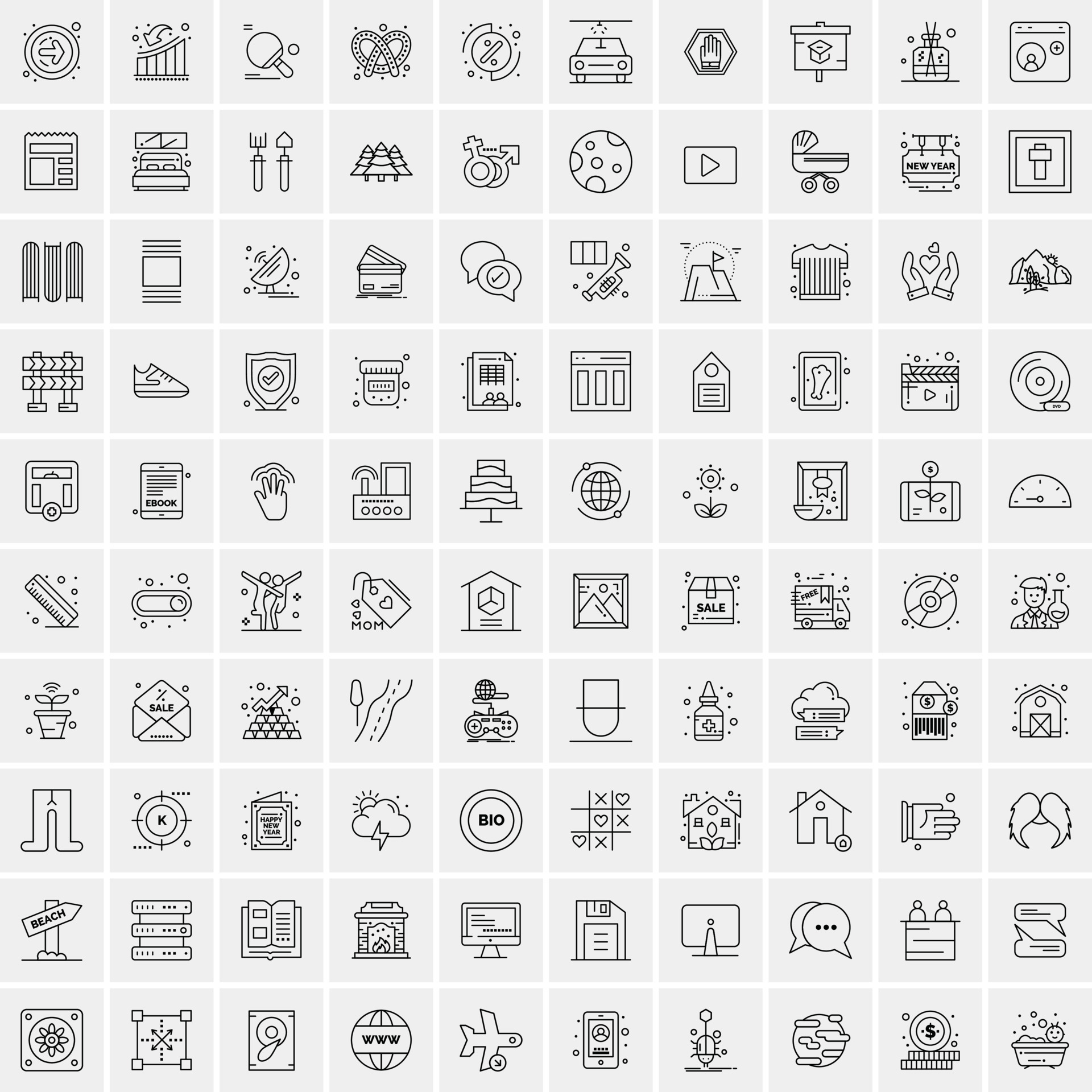 User Think Success Business Mobile App Button Android And Ios Line Version 13495713 Vector Art