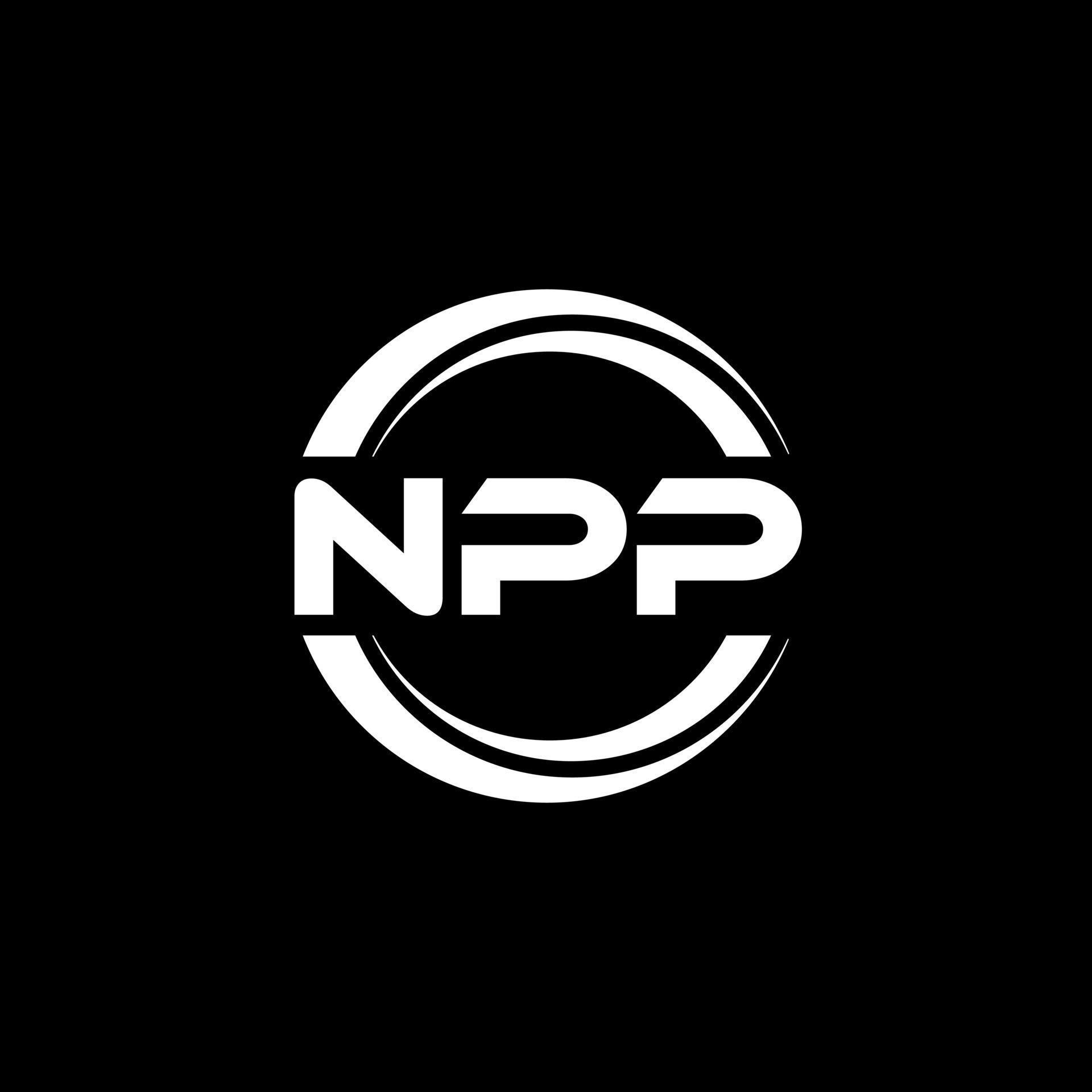 Npp Letter Logo Design In Illustration Vector Logo Calligraphy Designs For Logo Poster