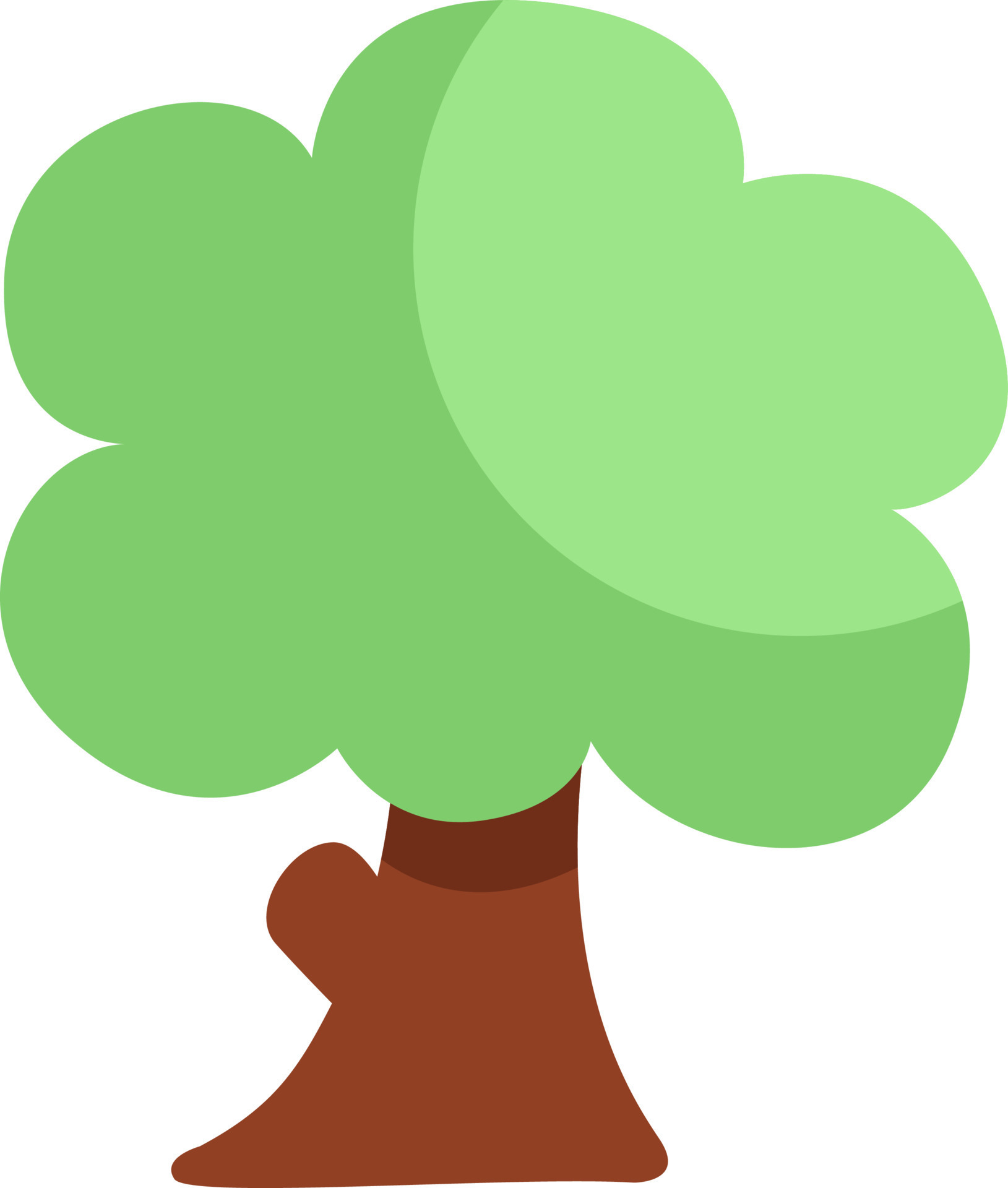 Big spring tree, illustration, vector on a white background. 13501118 ...