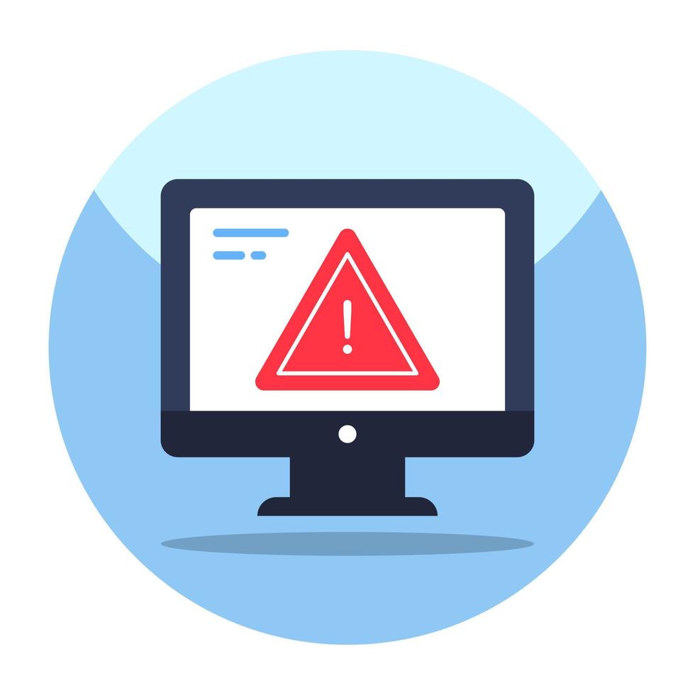 un diseño de icono de error del sistema 13506168 Vector en Vecteezy