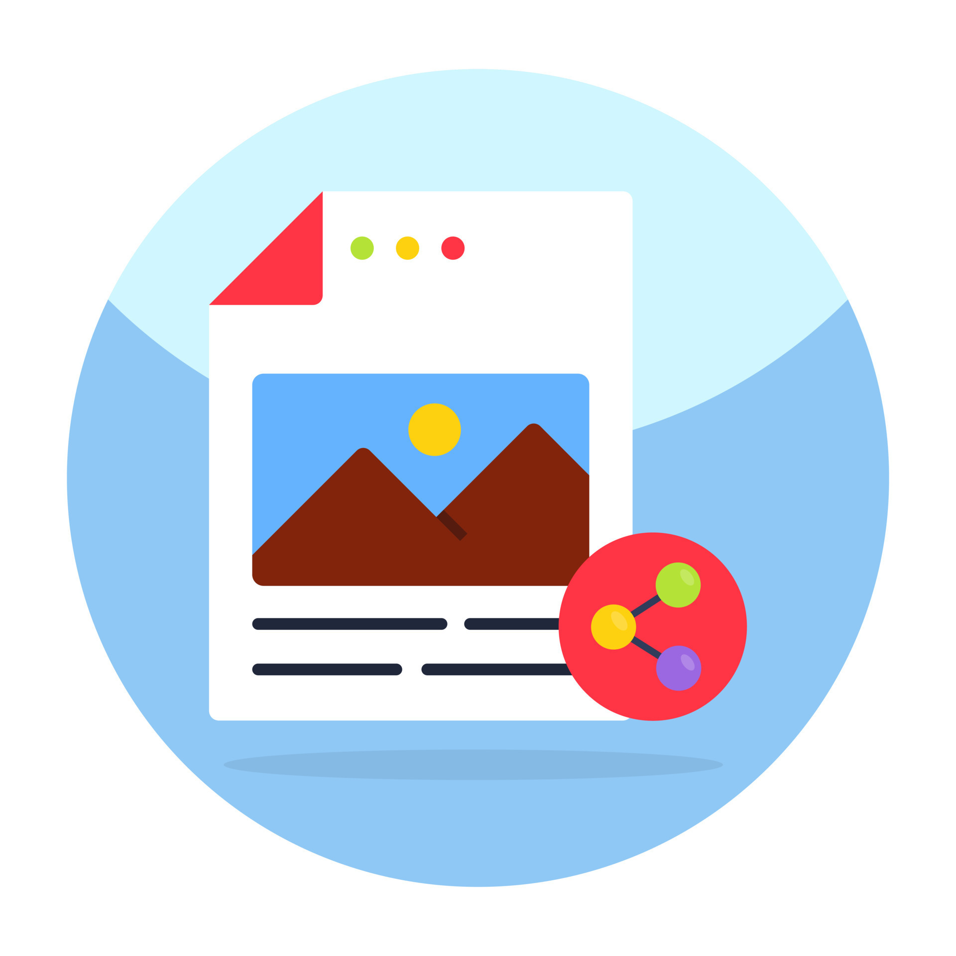 Modern design icon of file share 13506201 Vector Art at Vecteezy