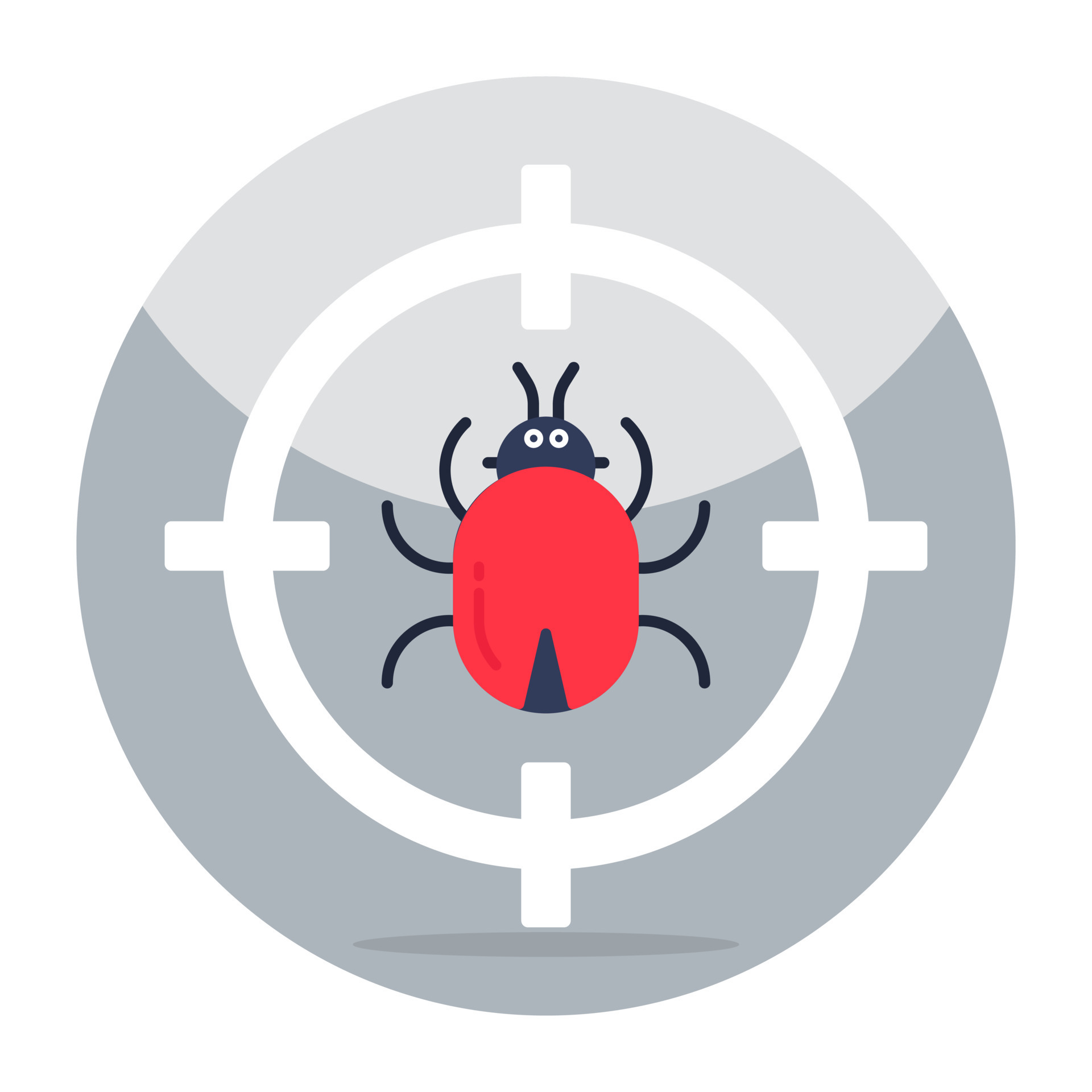 Vector Design Of Bug Target 13506213 Vector Art At Vecteezy