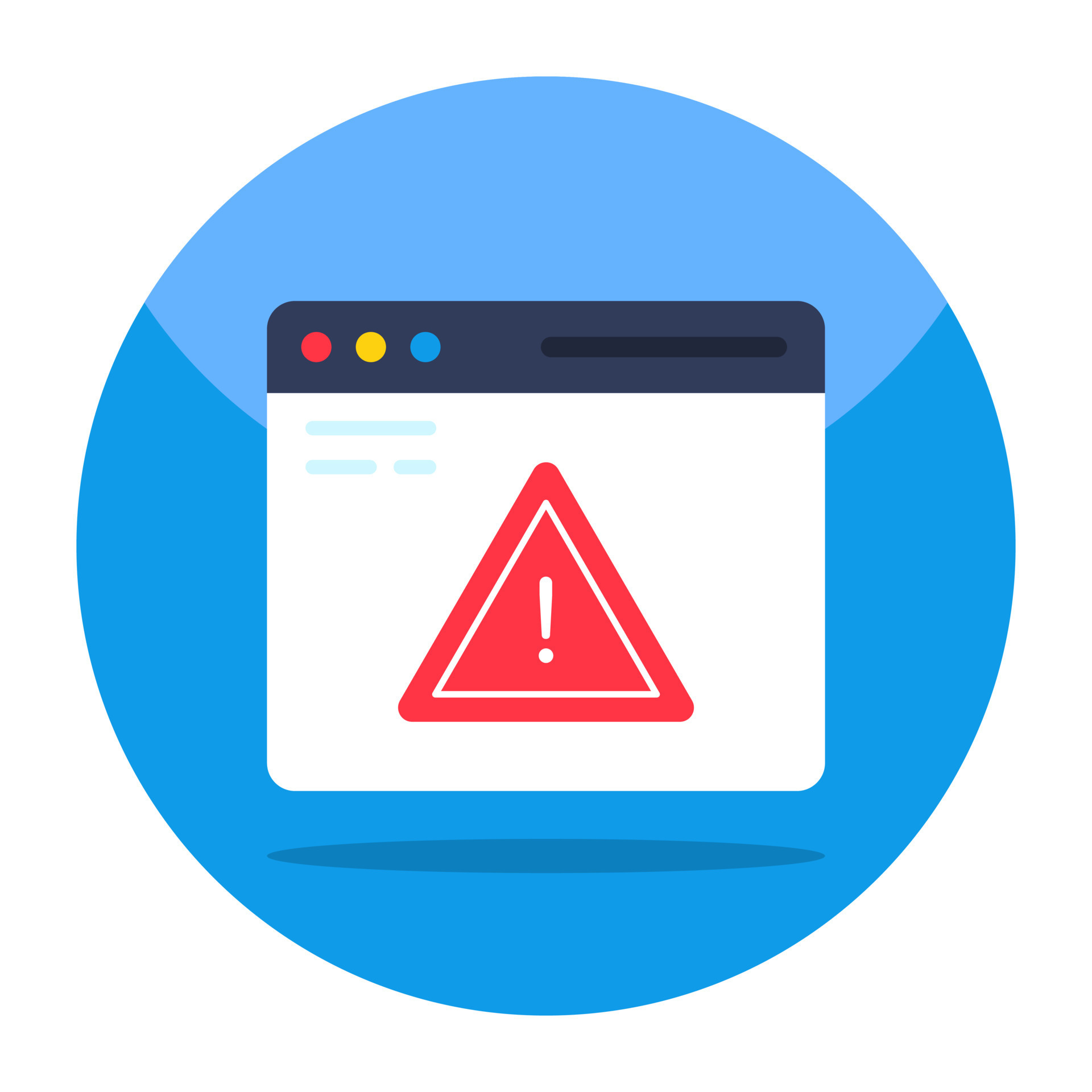 icono de diseño moderno de error web 13506342 Vector en Vecteezy