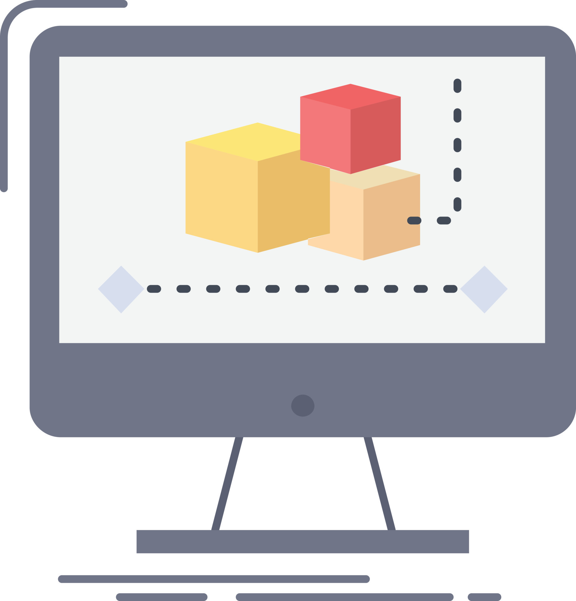 Animation computer editor monitor software Flat Color Icon Vector 13508566 Vector Art at Vecteezy