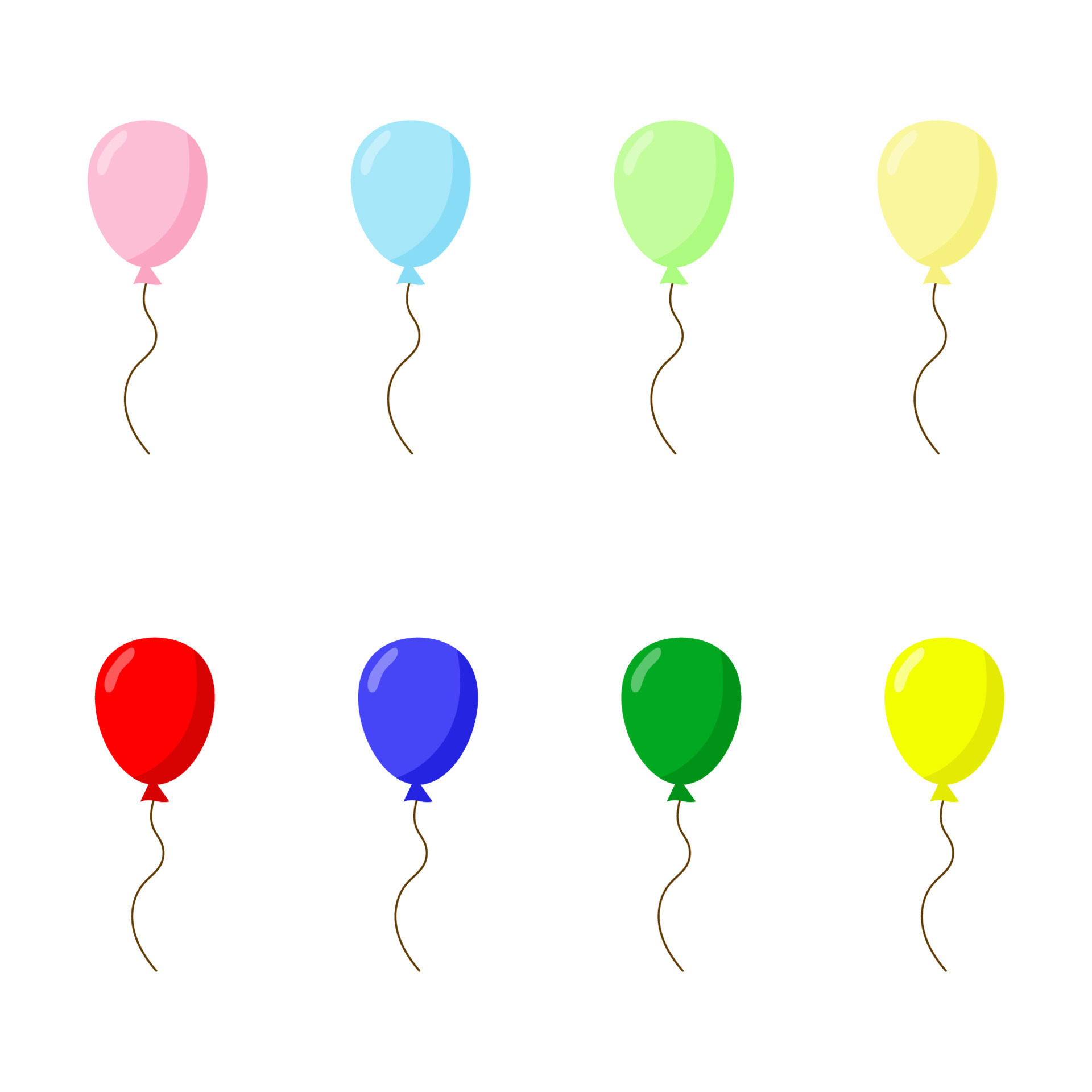 Globo En Estilo De Dibujos Animados Manojo De Globos Para Cumpleaños Y Fiesta Globo Volador