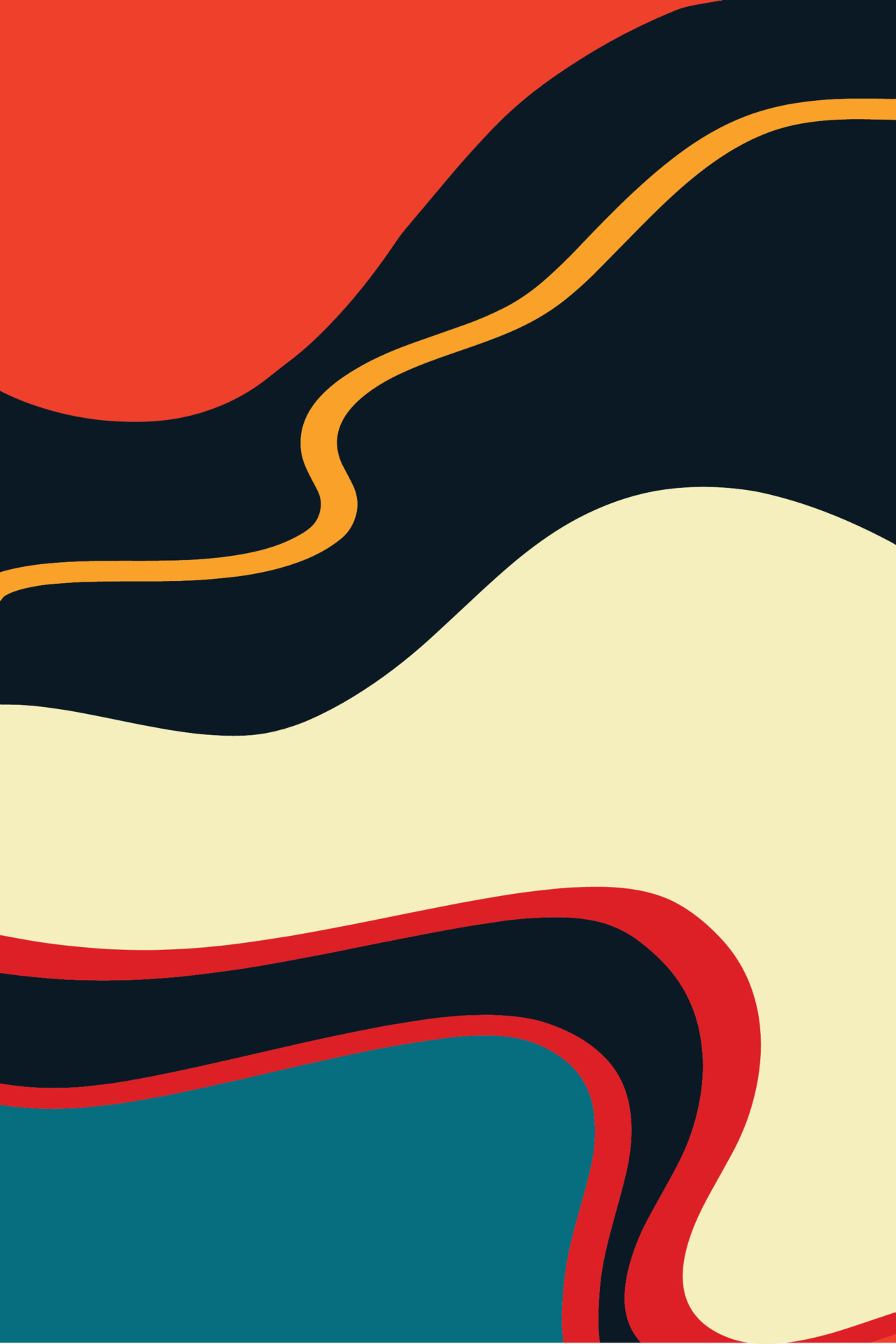 Abstract modern groovy templates with organic shapes 13515446 Vector ...