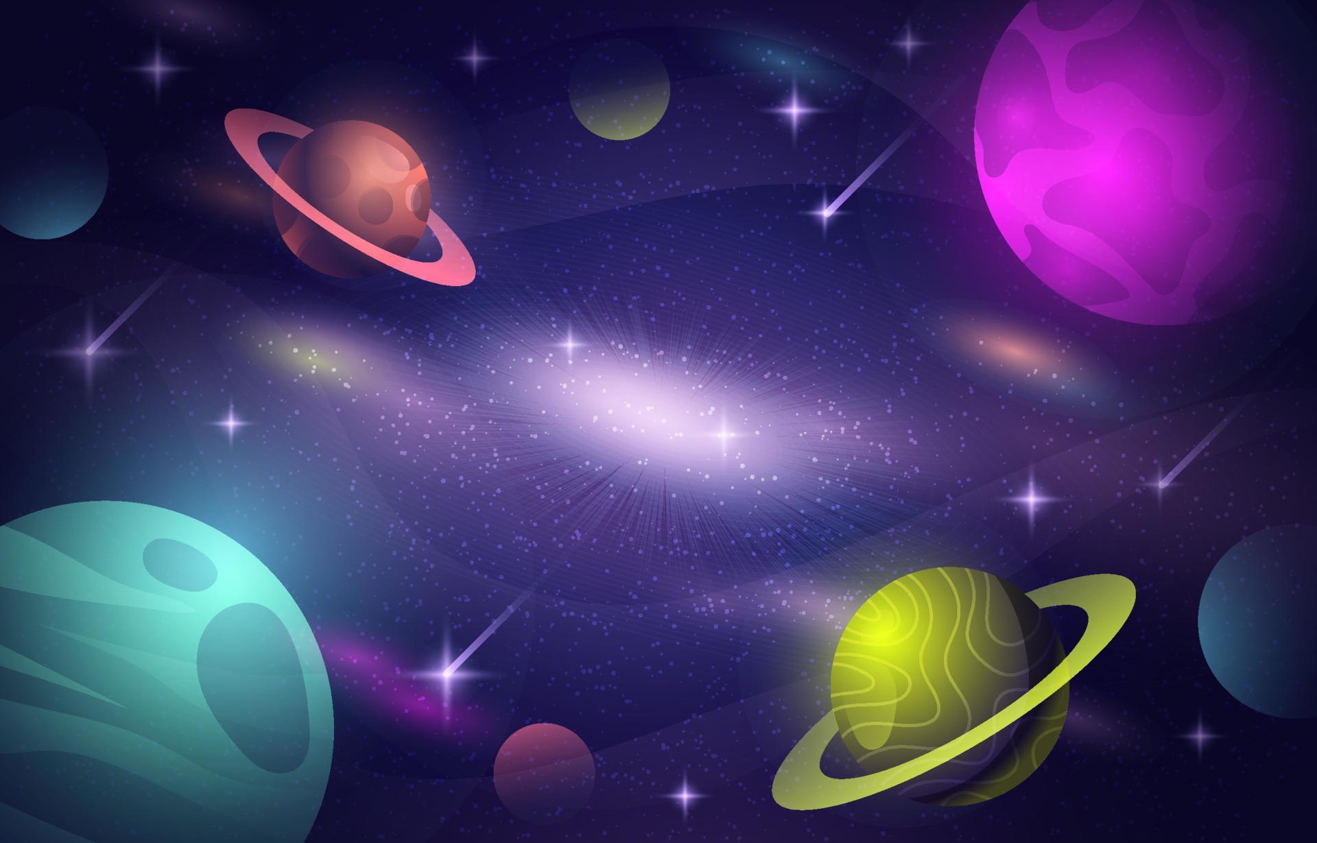 Milkyway and Night Panorama Background 13515737 Vector Art at Vecteezy